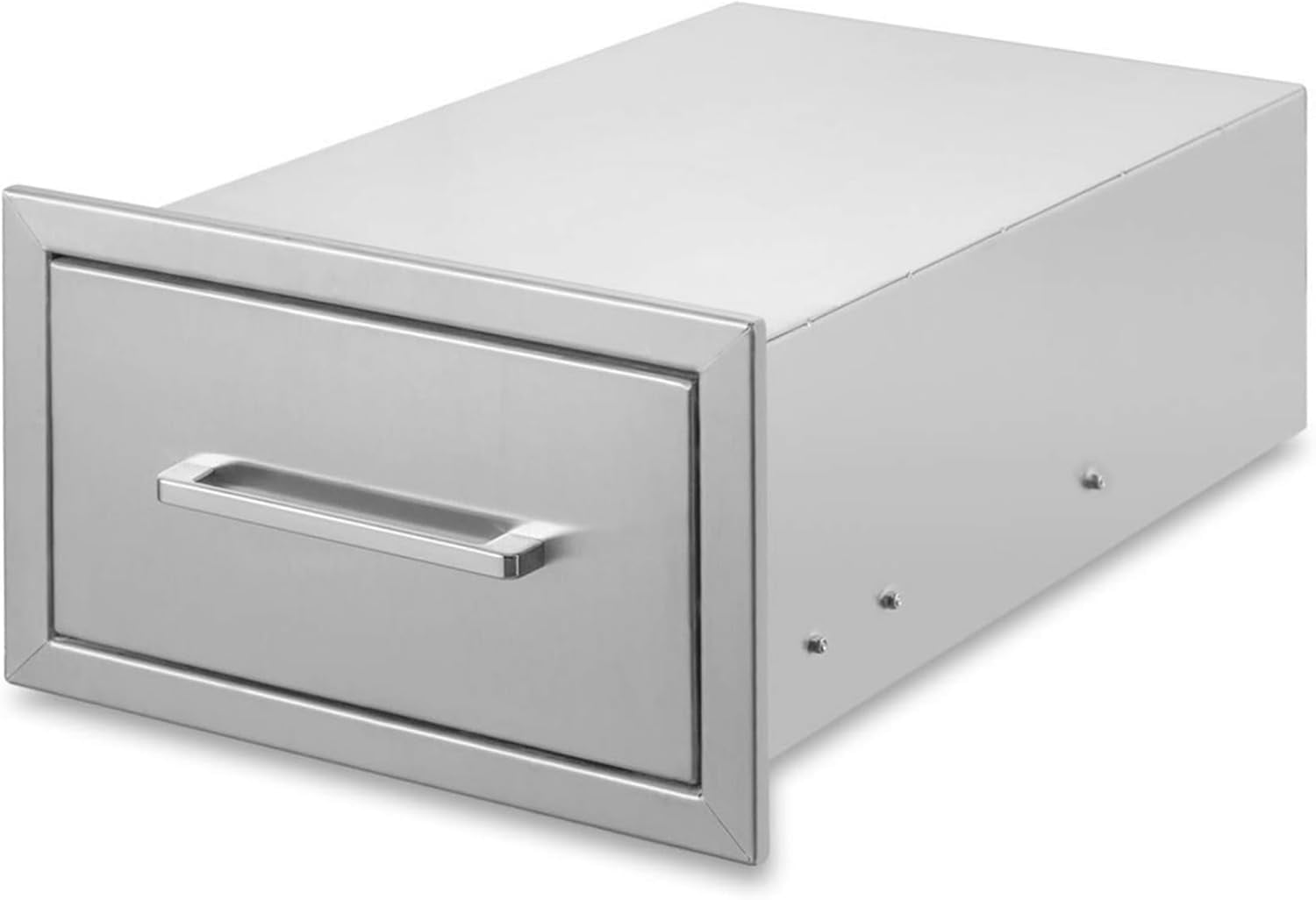 Outdoor Kitchen Drawers, 14" W x 8.5" H x 23" D Stainless Steel BBQ ...