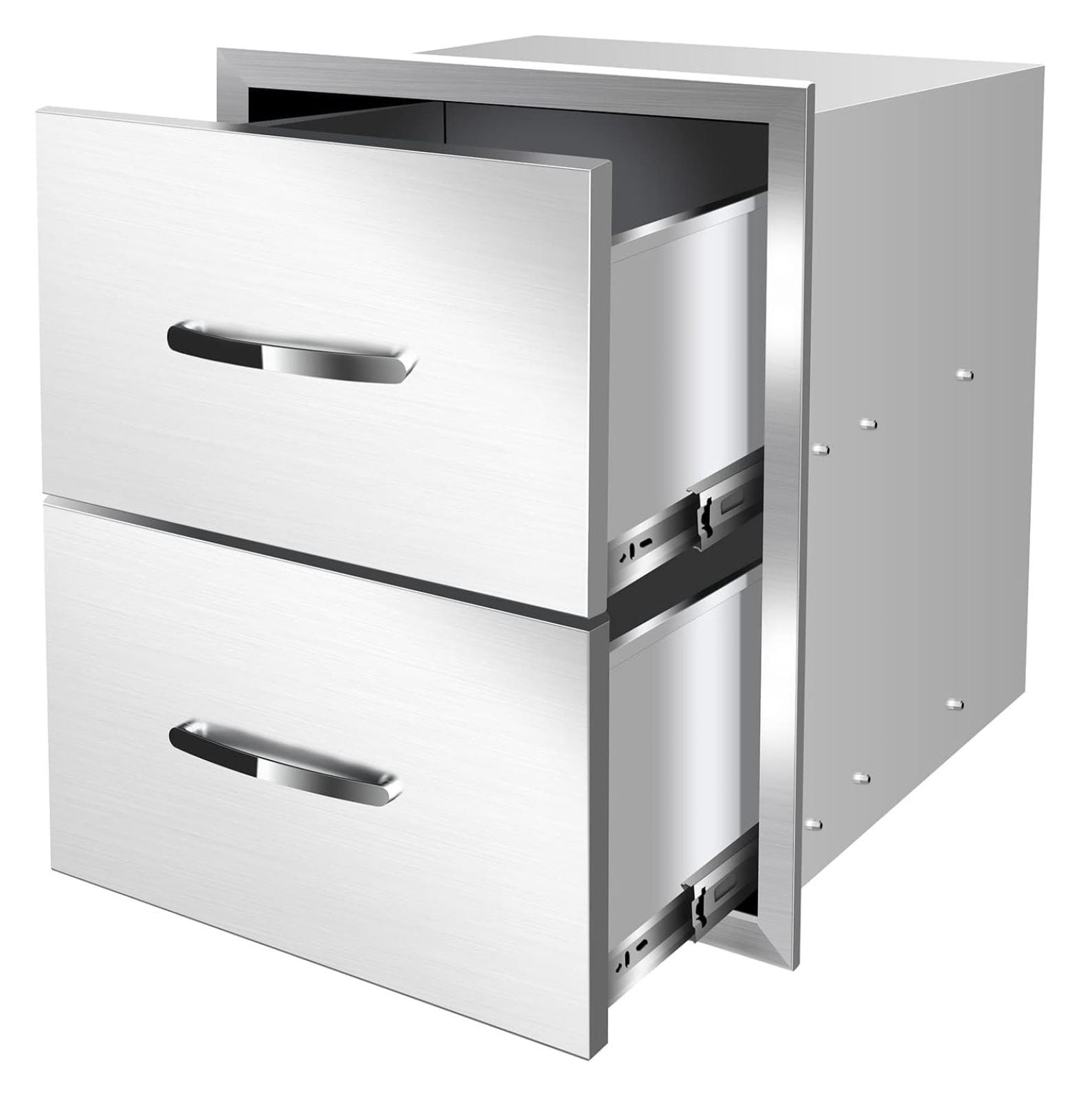 Outdoor Kitchen Drawers 18''W x 23''H x 23''D, Stainless Steel Flush ...