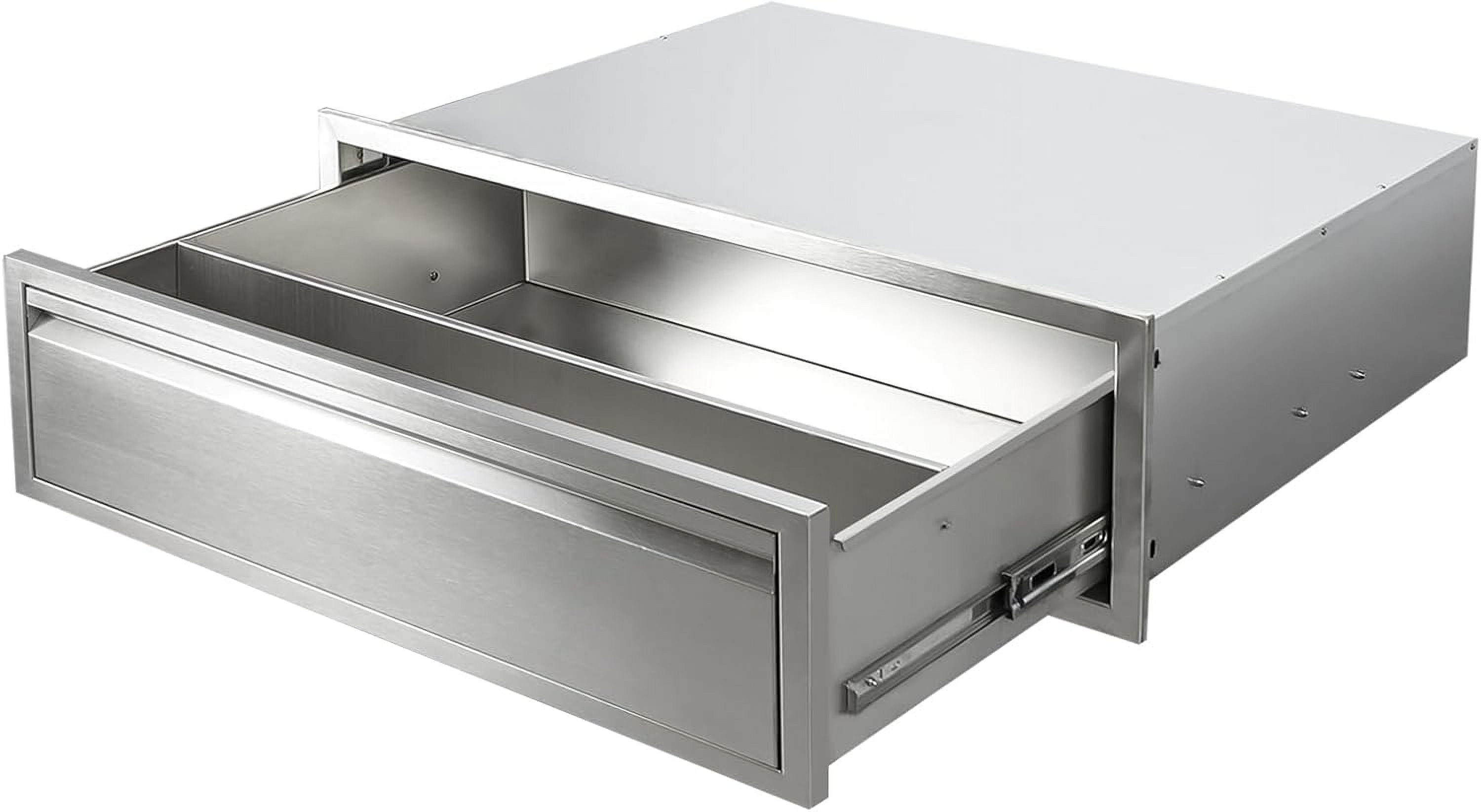 Outdoor Kitchen Drawers 18" W x 23" H x 23" D Flush Mount Triple BBQ ...
