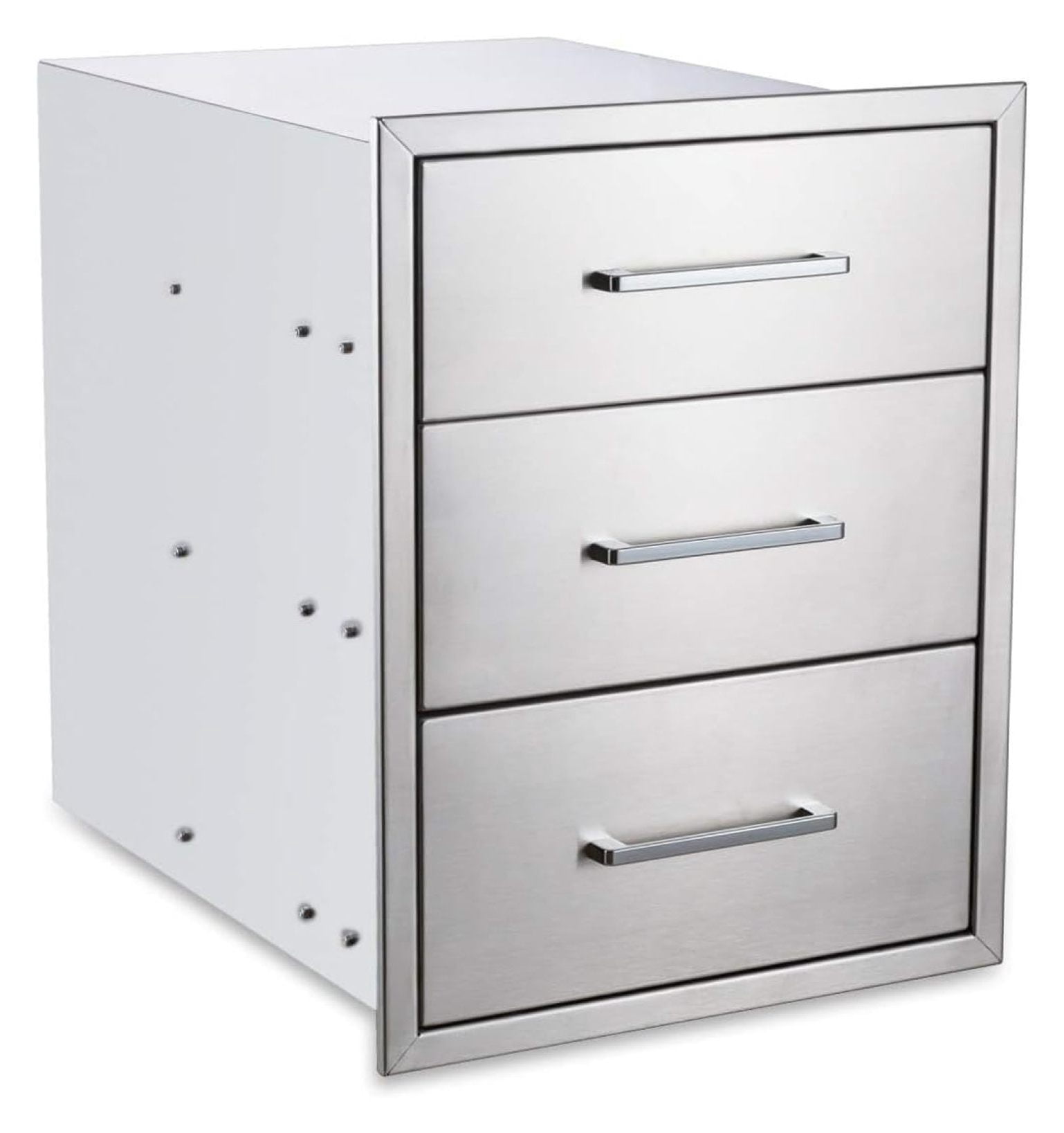 Outdoor Kitchen Drawers,20" W x 27" H x 23" D Stainless Steel BBQ ...