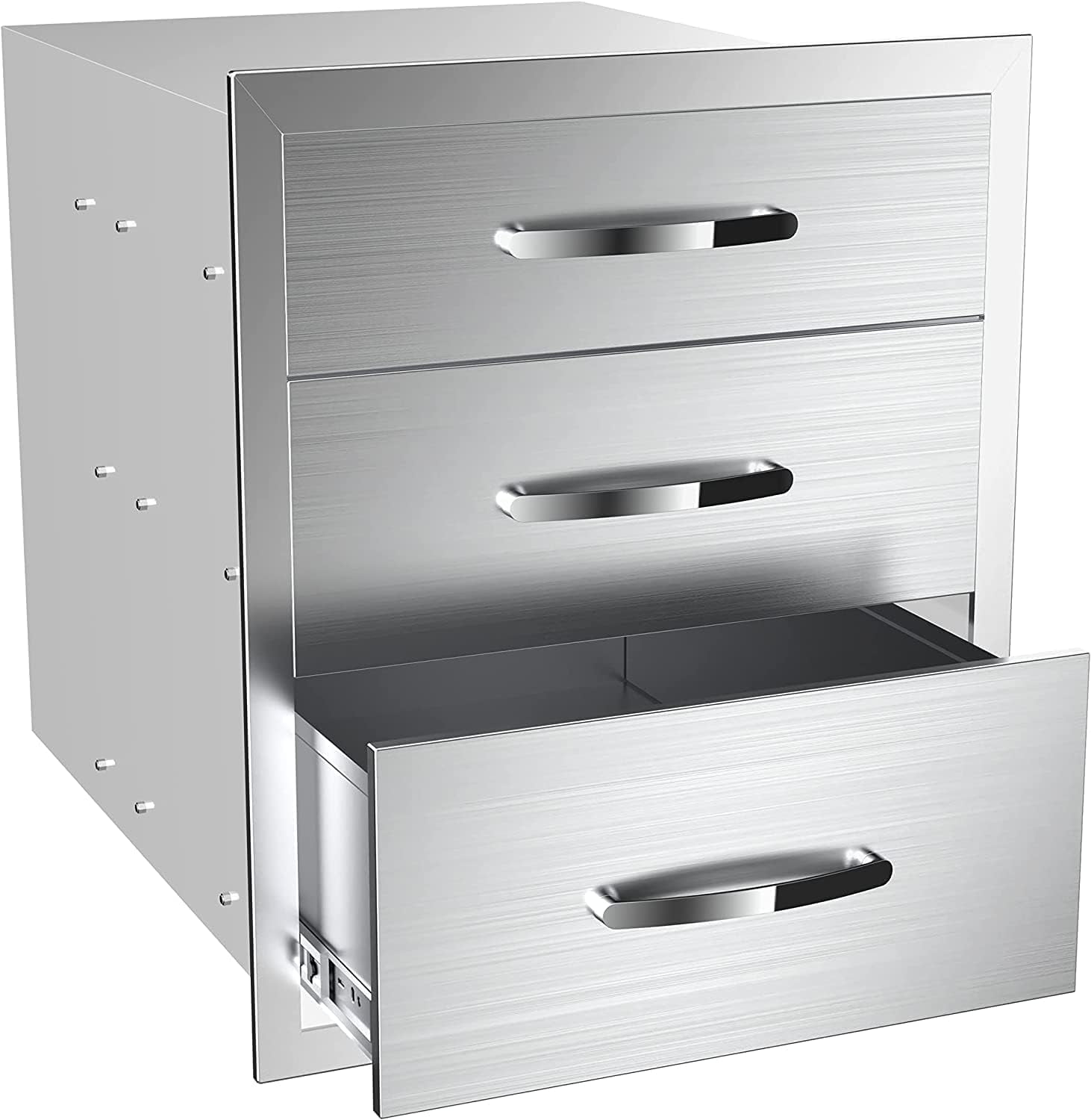 Outdoor Kitchen Drawers, BBQ Drawers for Outdoor Grill Station, 14''W x ...