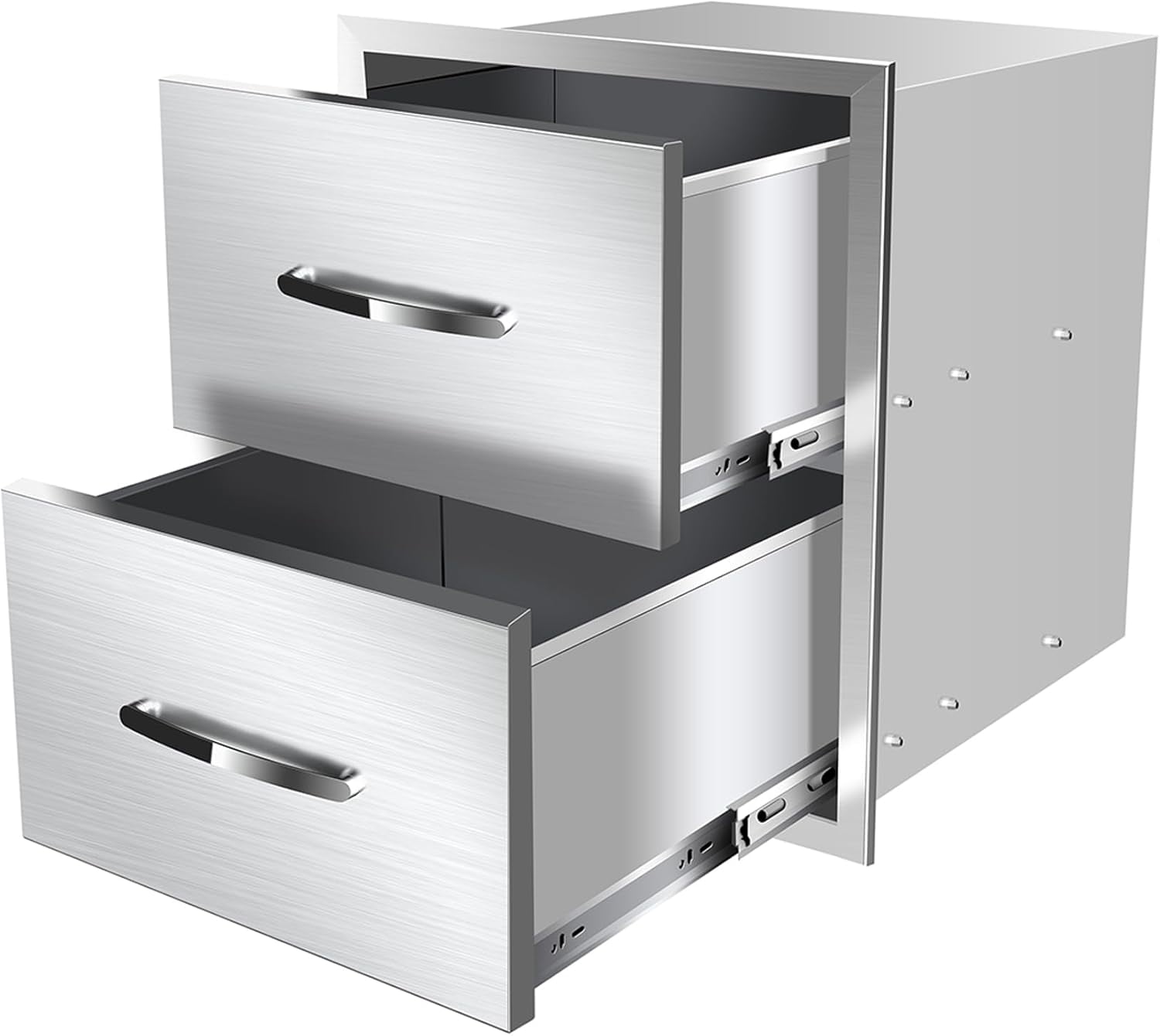 Outdoor Kitchen Drawers, BBQ Drawers for Outdoor Grill Station, 18''W x ...