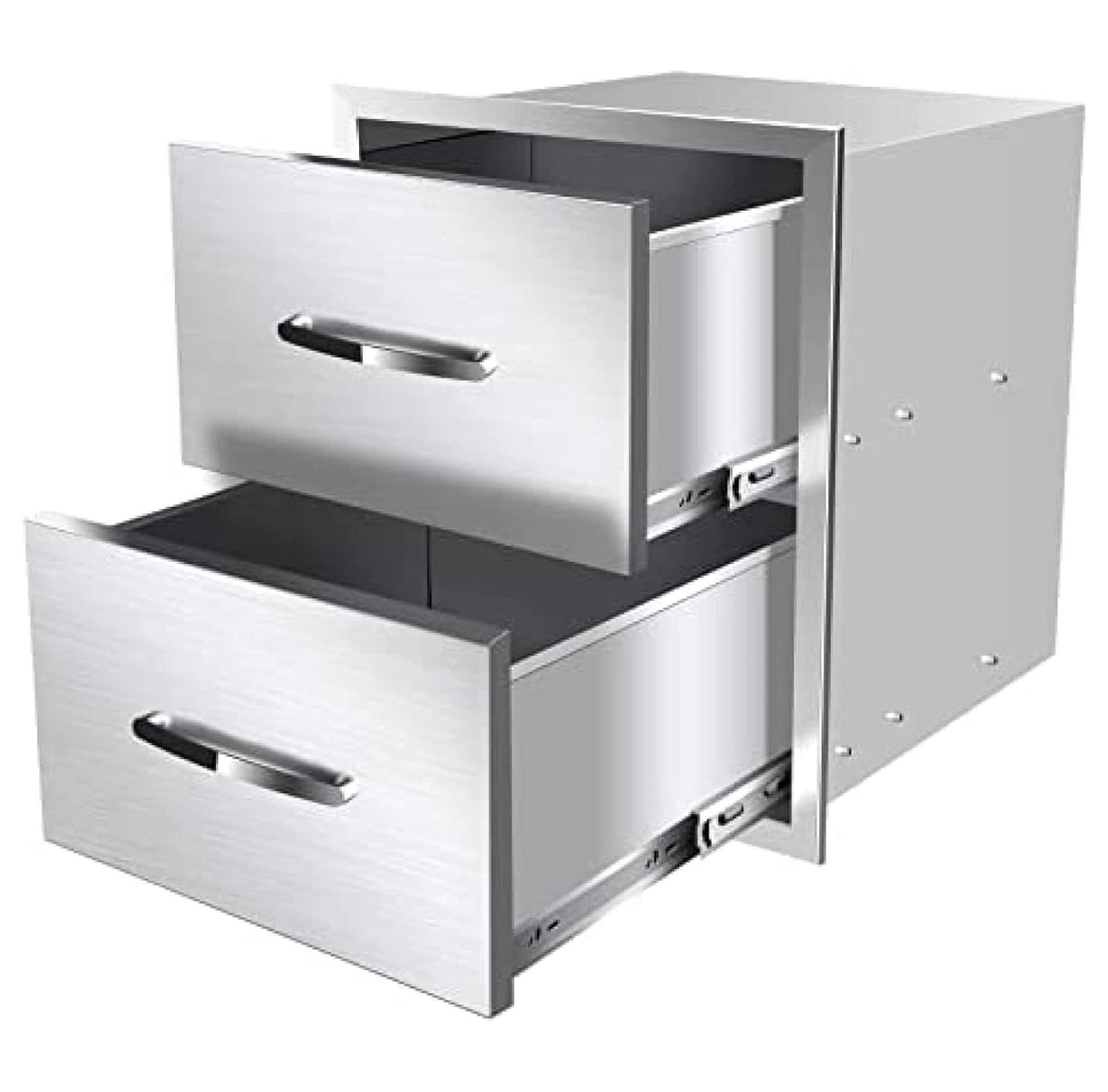 Outdoor Kitchen Drawers, Flush Mount Triple Access BBQ Drawers ...