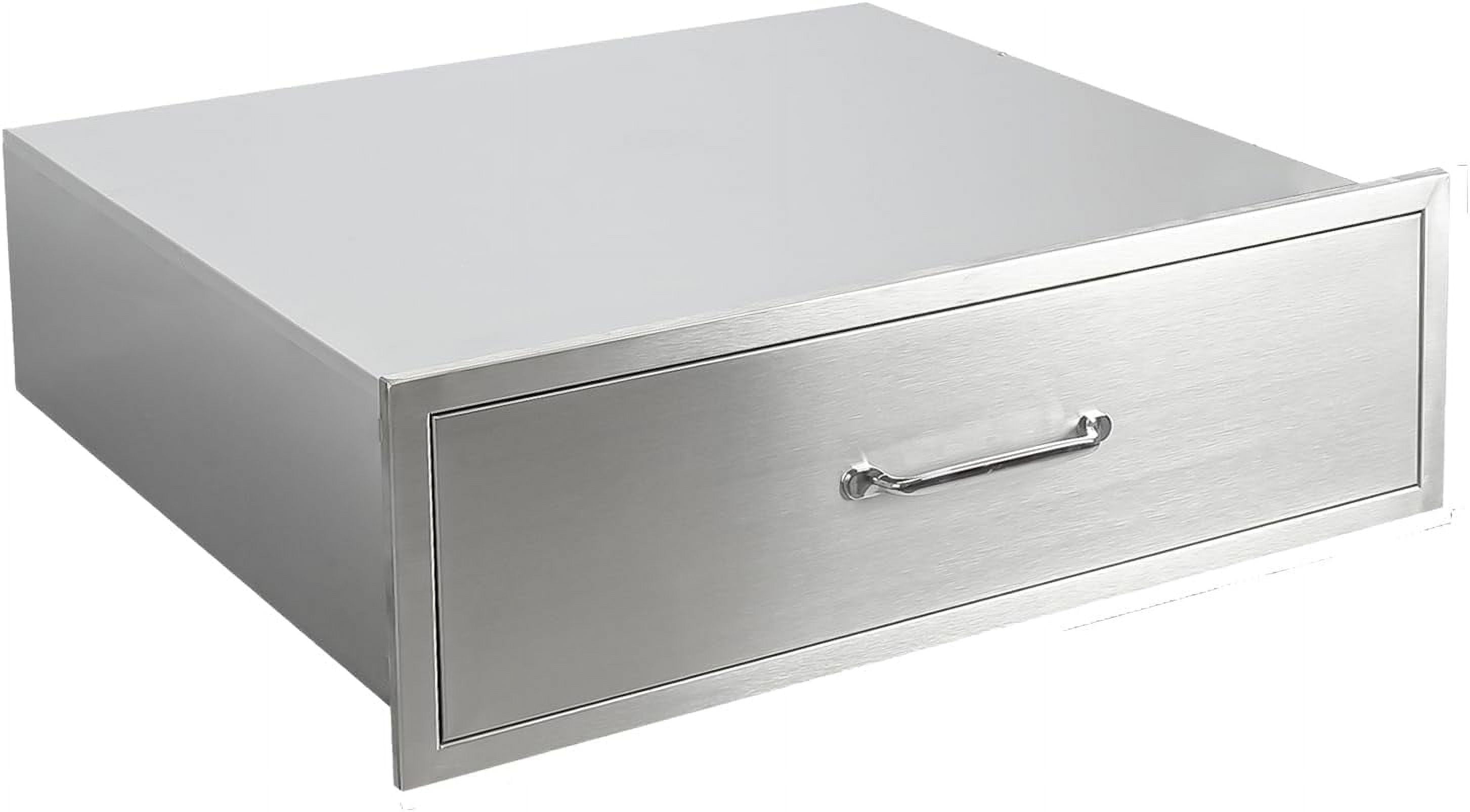 Outdoor Kitchen Drawers, Large Capacity Stainless Steel BBQ Drawer ...