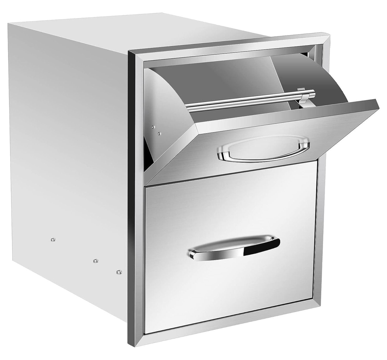 Outdoor Kitchen Drawers Stainless Steel,16W x 20H x 20D Inch Flush ...