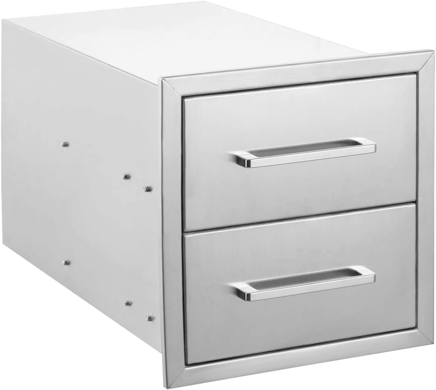 Outdoor Kitchen Drawers,Stainless Steel BBQ Drawer, 14" W x 15" H x 23 ...