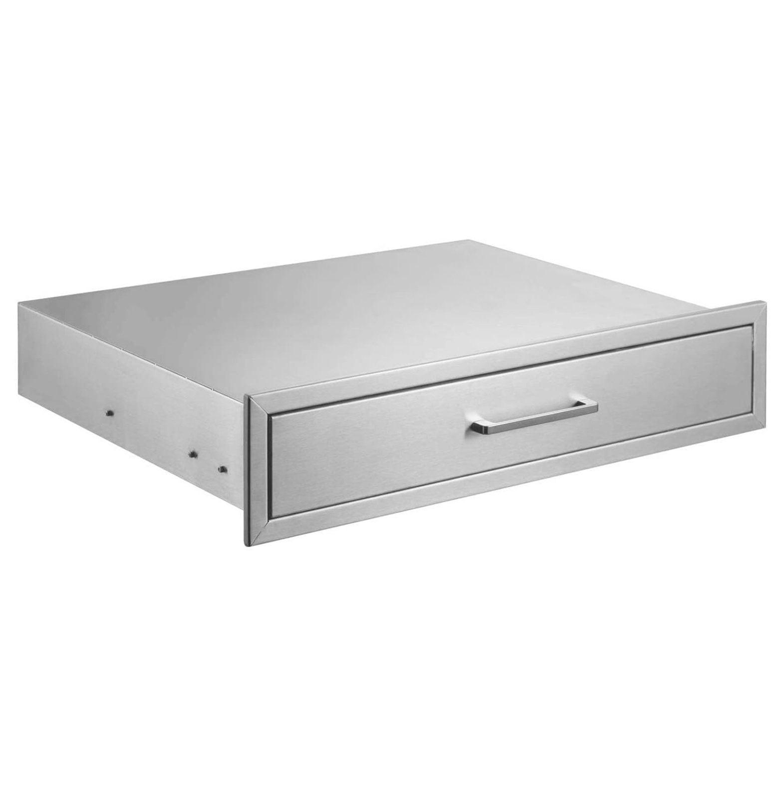 Outdoor Kitchen Drawers,Stainless Steel BBQ Single Drawer with Chrome ...