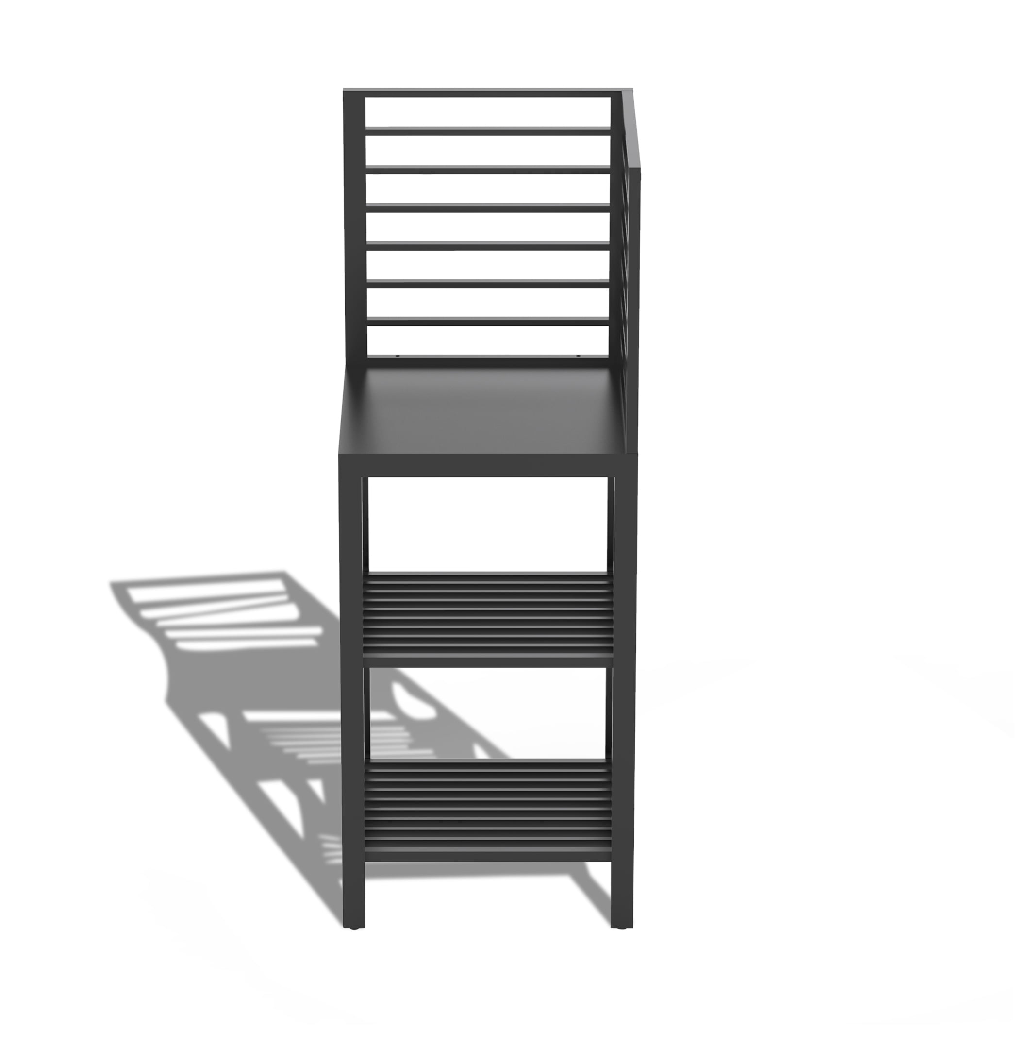 Outdoor Kitchen Island with Storage - Aluminum Prep Table, Freestanding ...