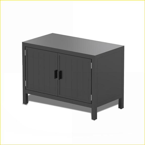 Outdoor Kitchen Island with Storage, Modular Aluminum Grill Prep Table ...