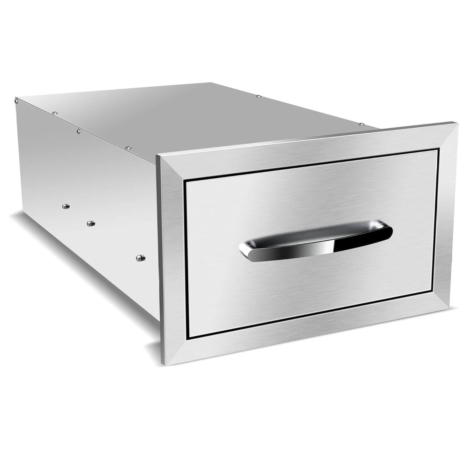Outdoor Kitchen Single Drawer 14Wx23Dx8.5H Inches BBQ Drawer Stainless ...
