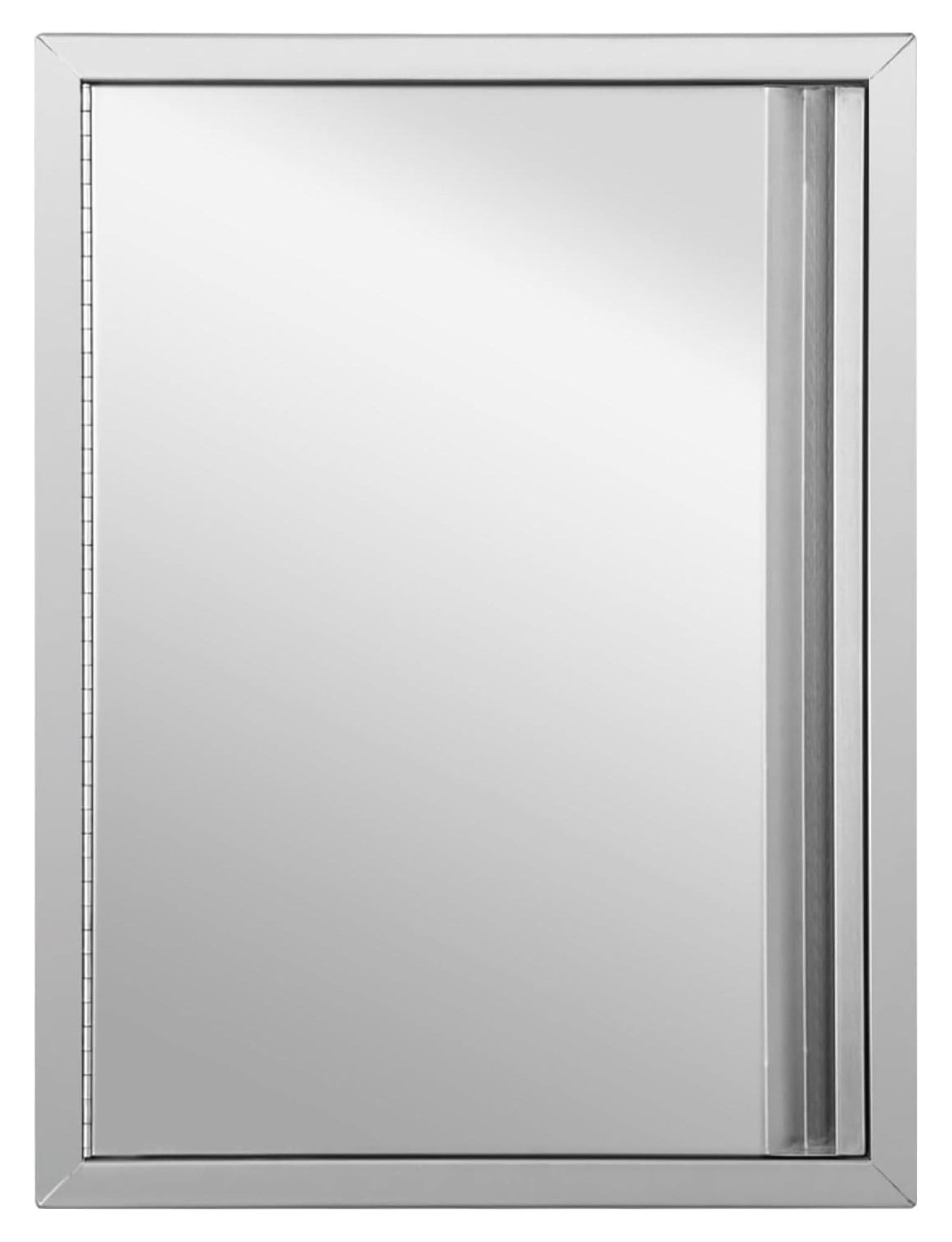 Outdoor Kitchen Single Passage Door, Stainless Steel handleless BBQ ...