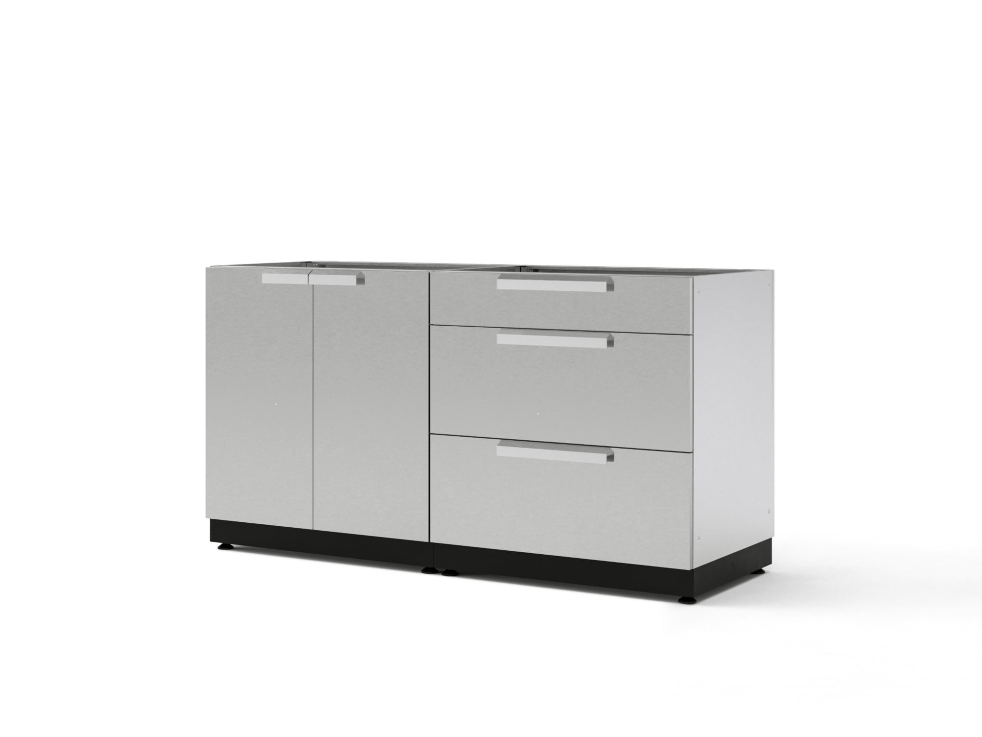 NewAge Products Outdoor Kitchen Stainless Steel 2 Piece Cabinet Set ...
