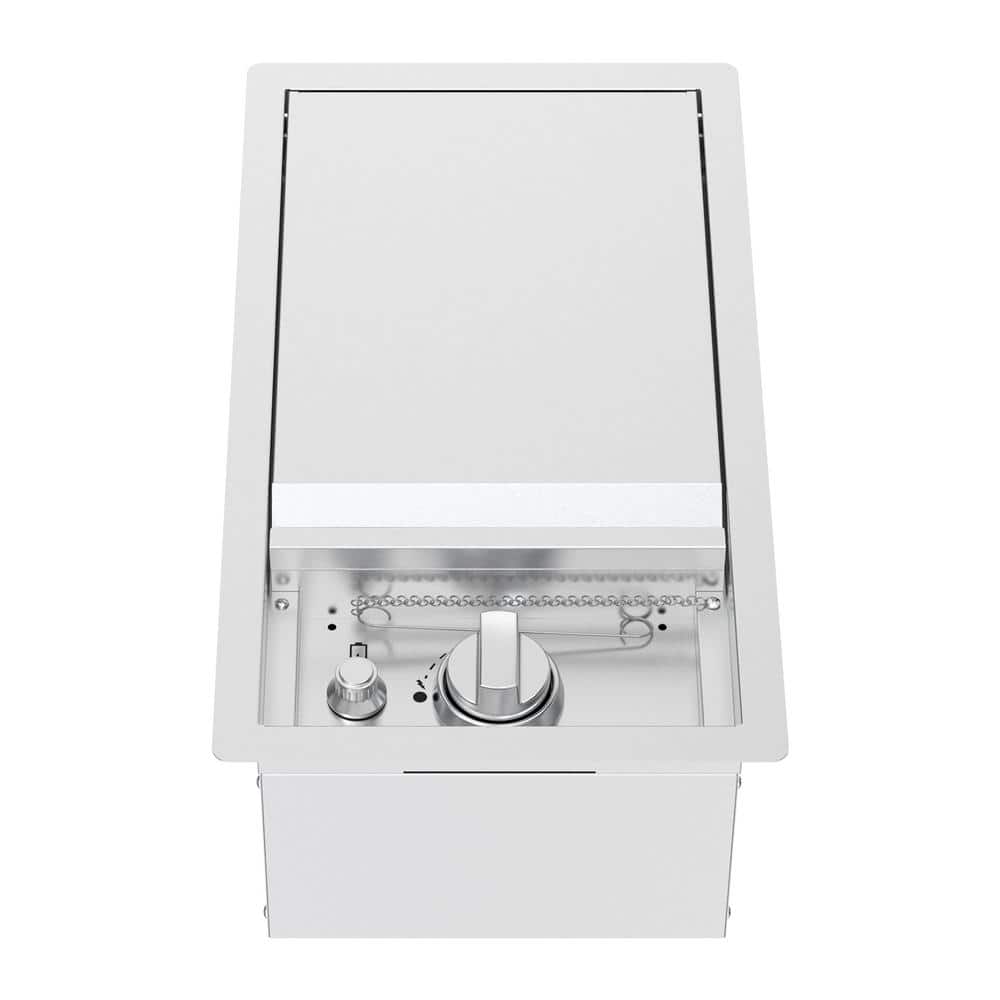 Outdoor Kitchen Stainless Steel Built-In Searing Side-Burner Access ...