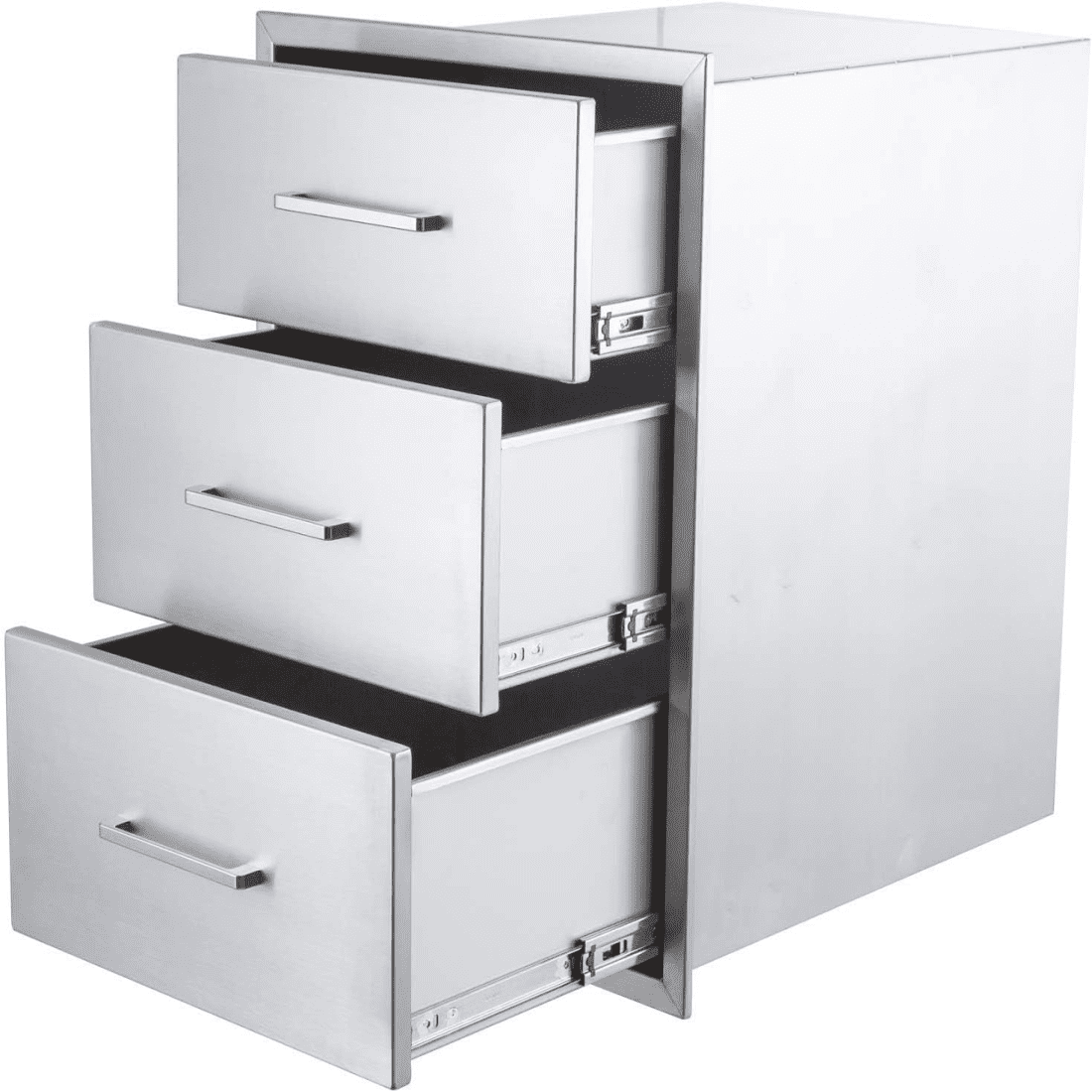 Outdoor Kitchen Stainless Steel Drawers,Flush Mount Built-in Drawer ...