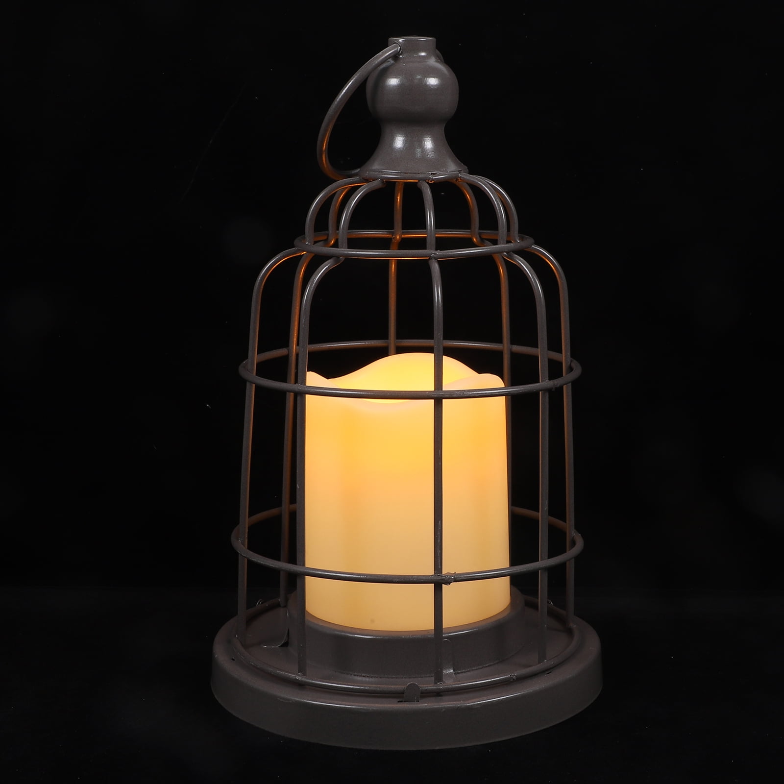 Outdoor LED Hanging Light Decorative Bird Cage Lantern Decorative ...