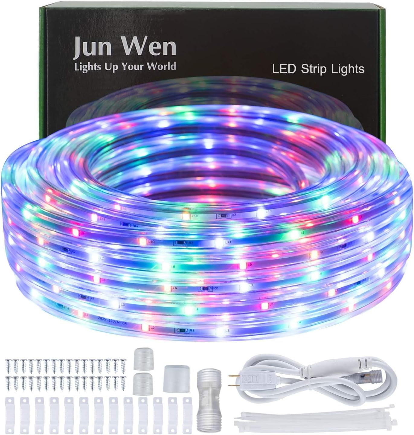 Outdoor LED Rope Lights Outside Indoor Waterproof Flexible LED Lights ...