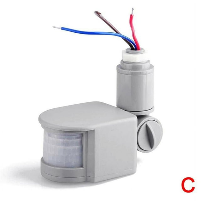 Outdoor LED Security PIR Infrared Motion Sensor Switch Light Wall 180ﾂｰ ...