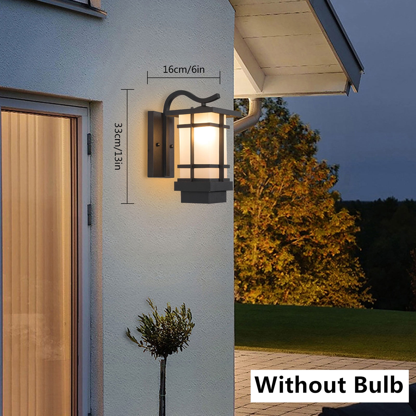 Outdoor LED Wall Mounted Light Exterior Sconce Lamp Fixture Porch Patio ...