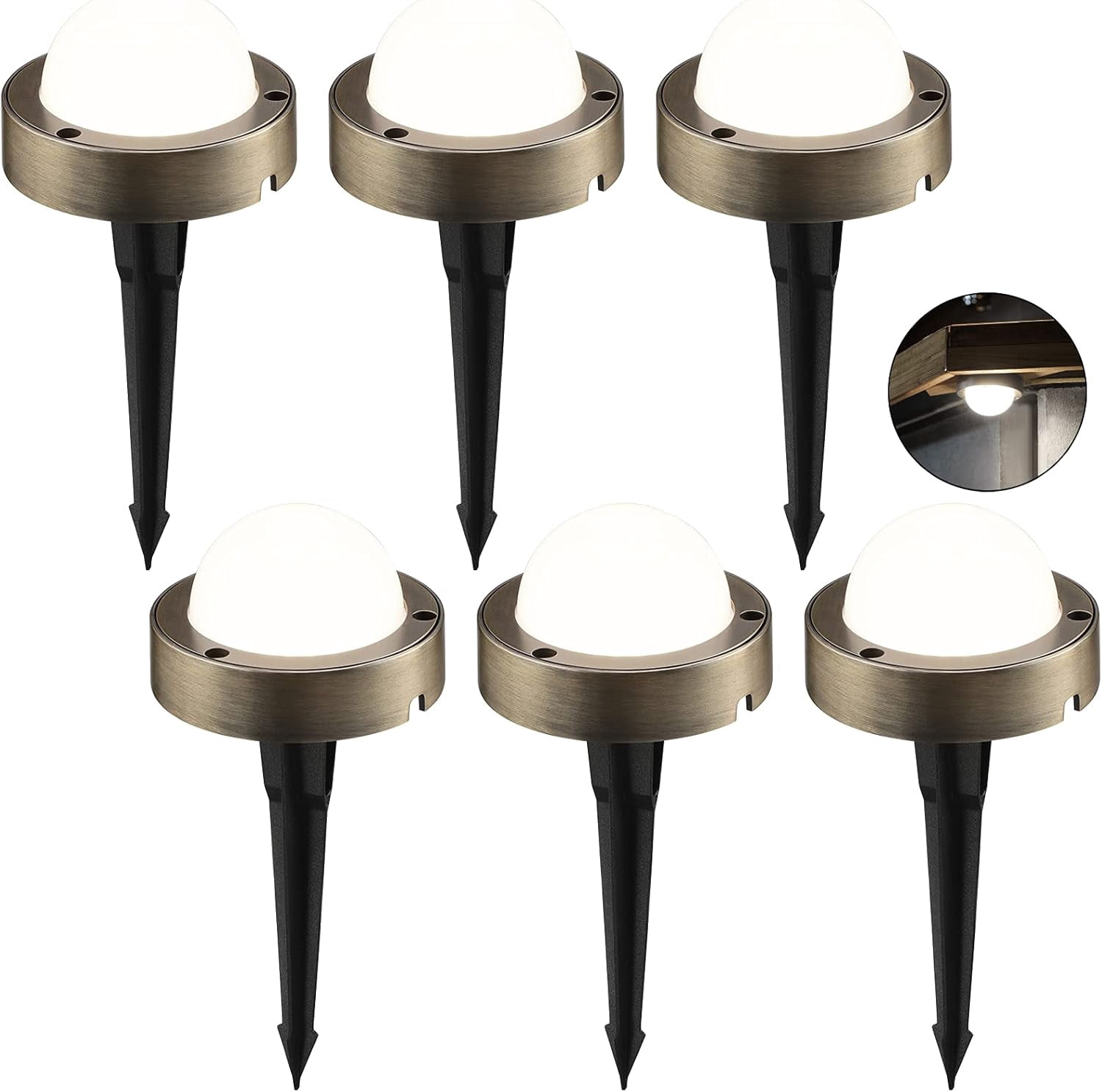 Outdoor LED Well Lights, 12V-24V Low Voltage Path Light, UL Listed ...