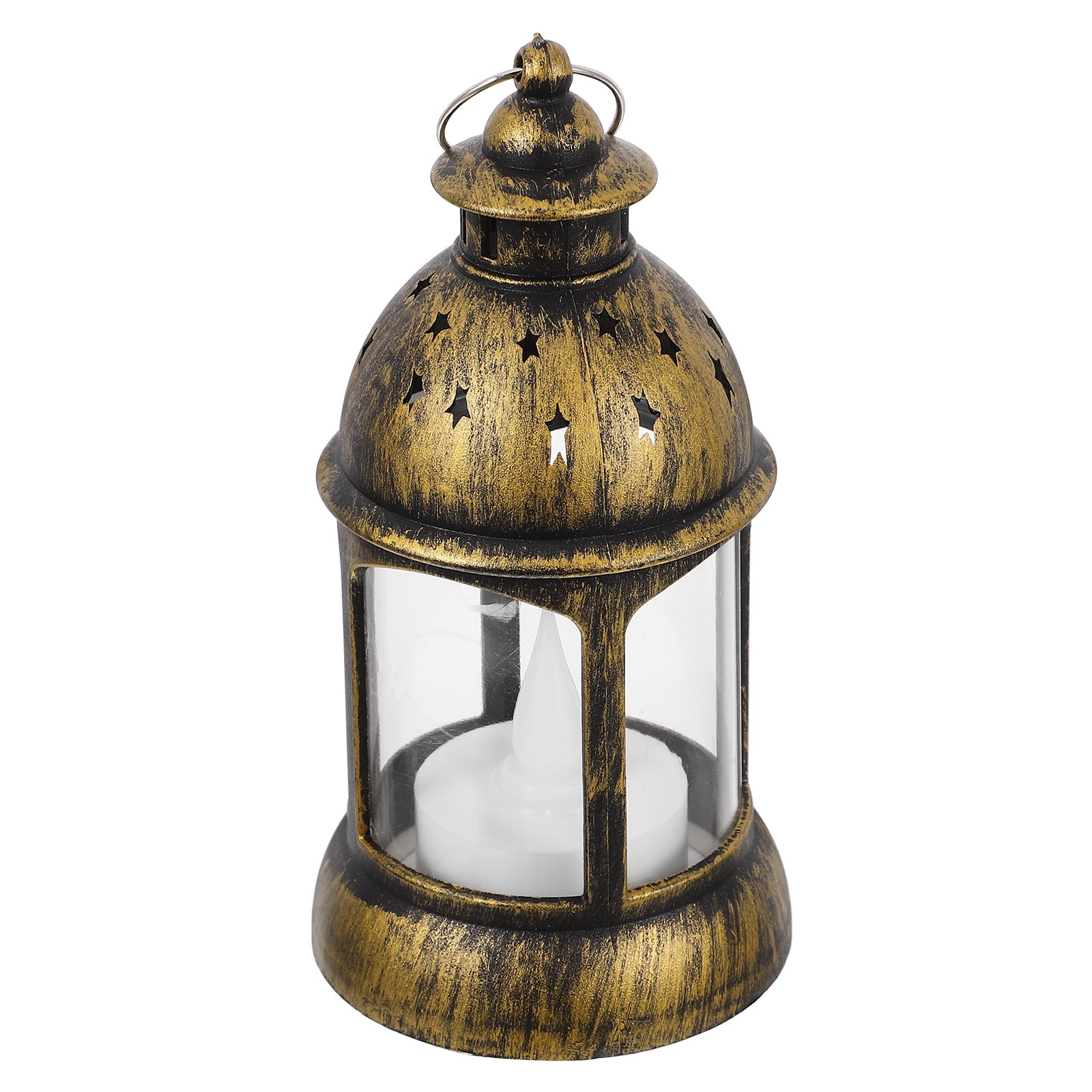 Outdoor Lanterns for Patio with Flameless Candle Lamp Plastic Hanging ...