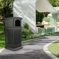 Outdoor Large Garbage Waste Recycle Bin Commercial Trash Can Restaurant ...