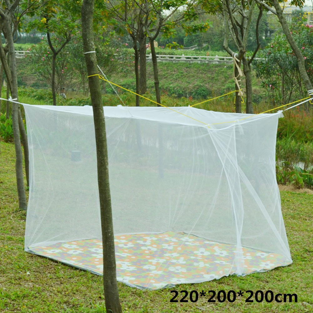 Outdoor Large White Camping Mosquito Net Travel Portable Mosquito ...
