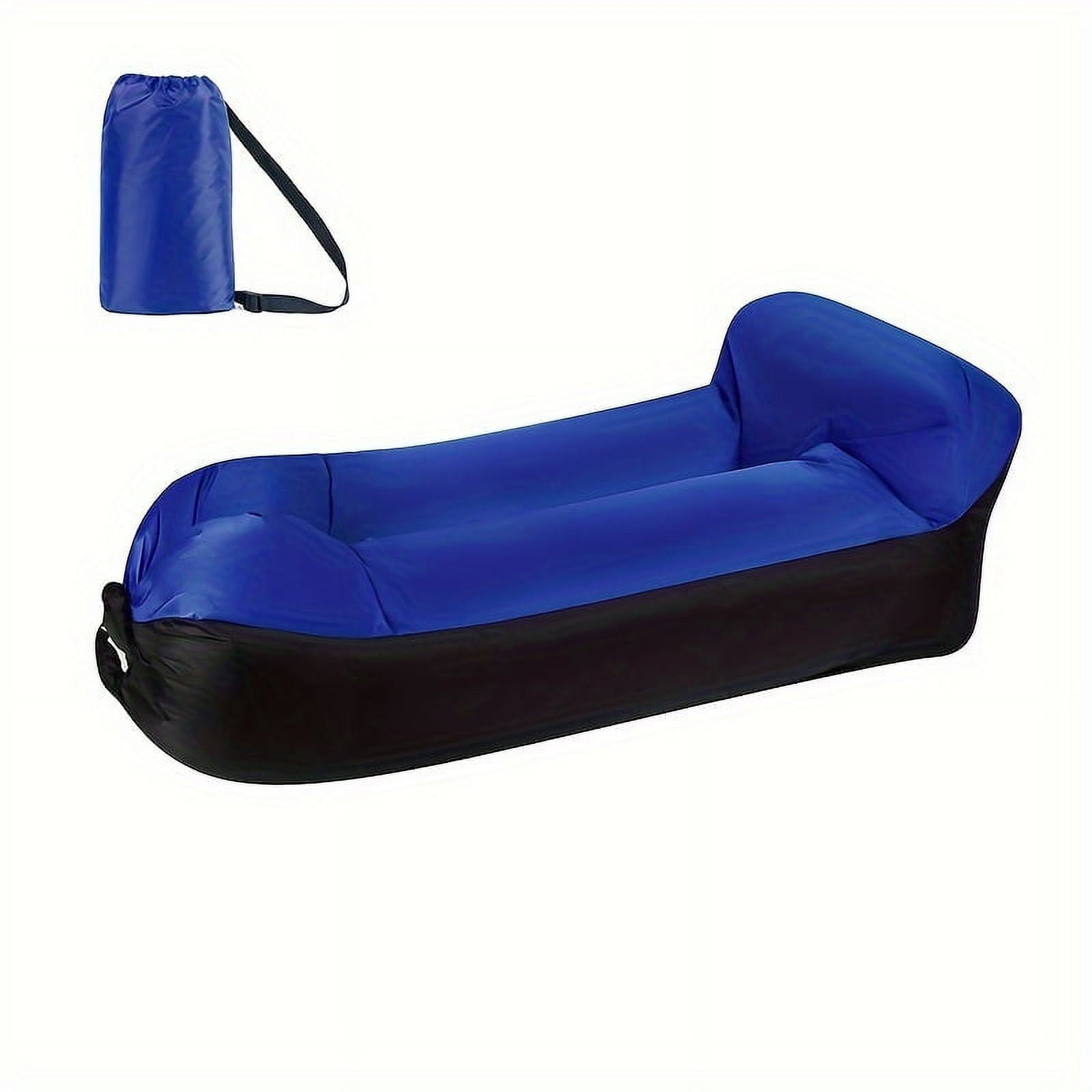 Outdoor Lazy Inflatable Sofa Air Mattress, Beach Chair, Single Person ...