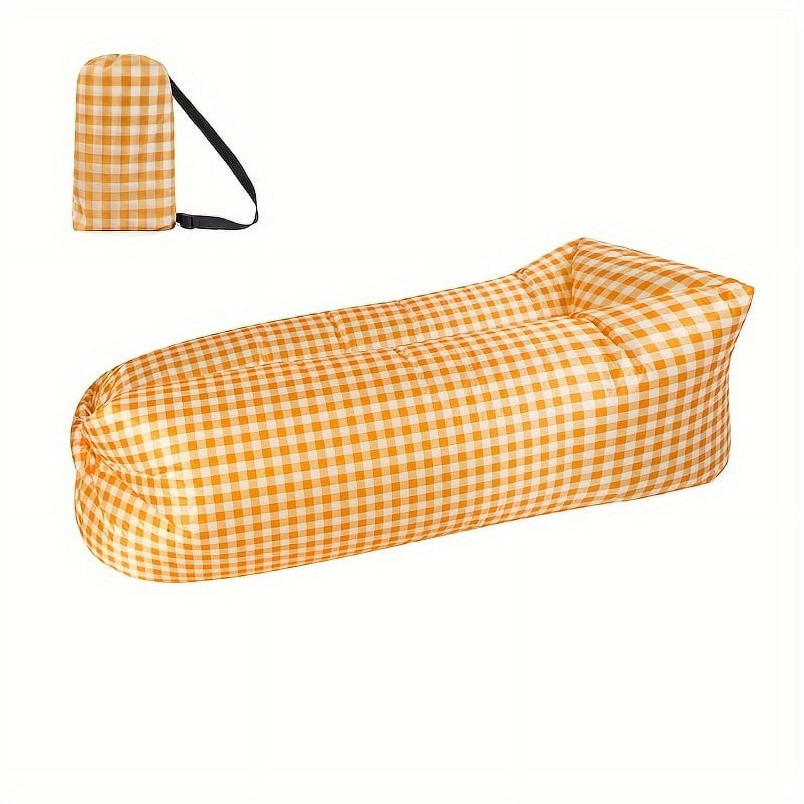 Outdoor Lazy Inflatable Sofa For Nap, Portable Air Mattress For Picnic ...