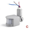 Outdoor Led Security Pir Infrared Motion Sensor Detector Switch Wall ...