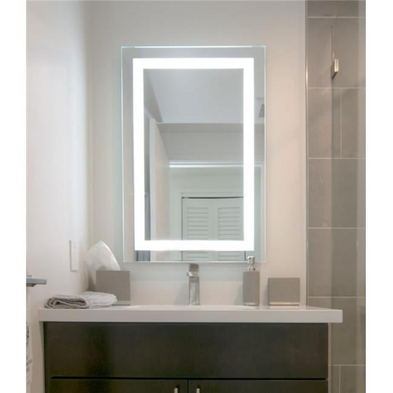 American Furniture Classics Model ML5500W2436 Backlit LED Mirror with ...
