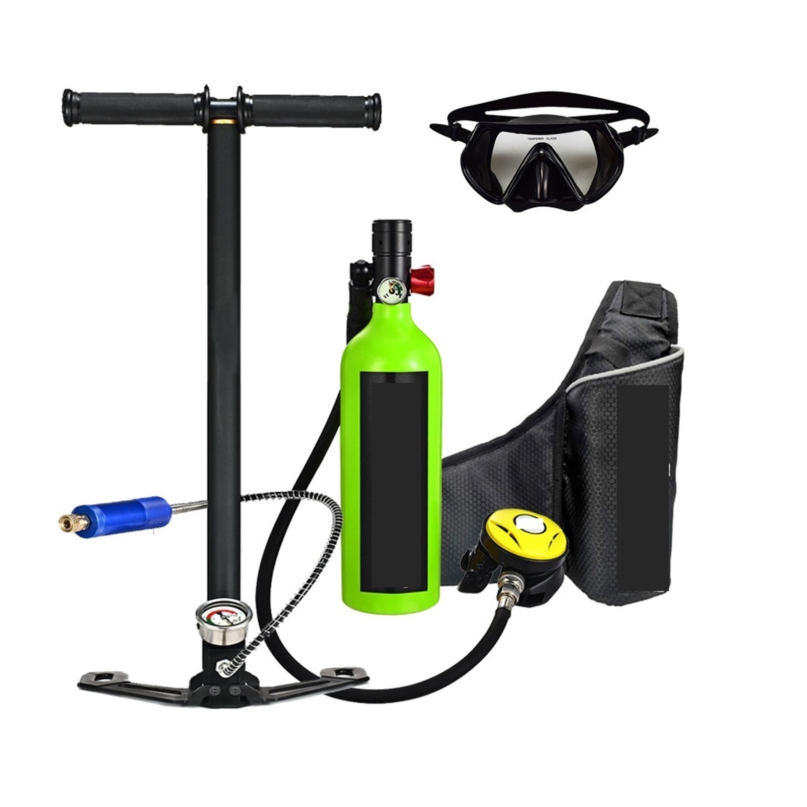 Outdoor Leisure Portable Diving Respirator Adult Style Equipped With ...