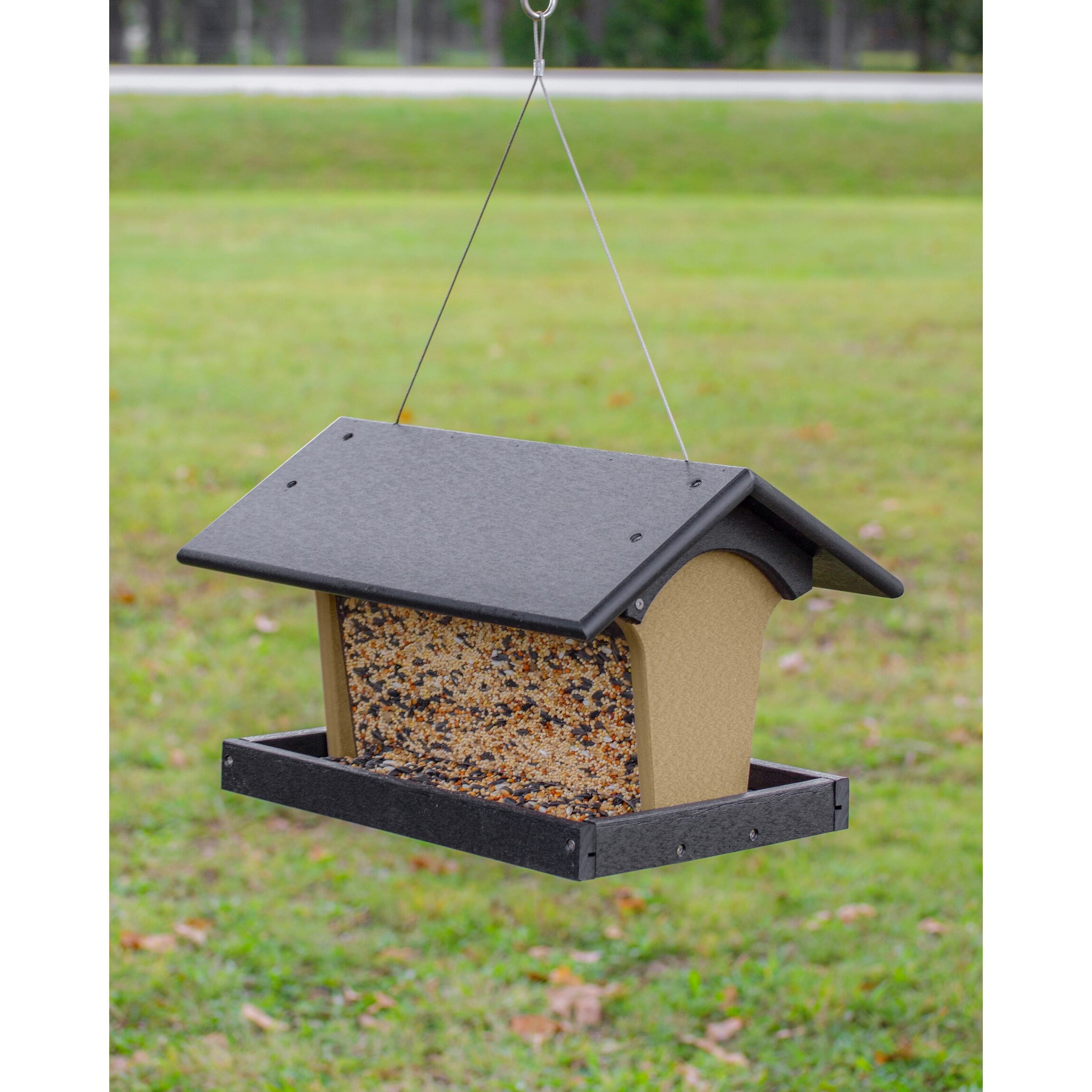 Outdoor Leisure Products. Model GM15BKWW Hopper Bird Feeder Made with ...