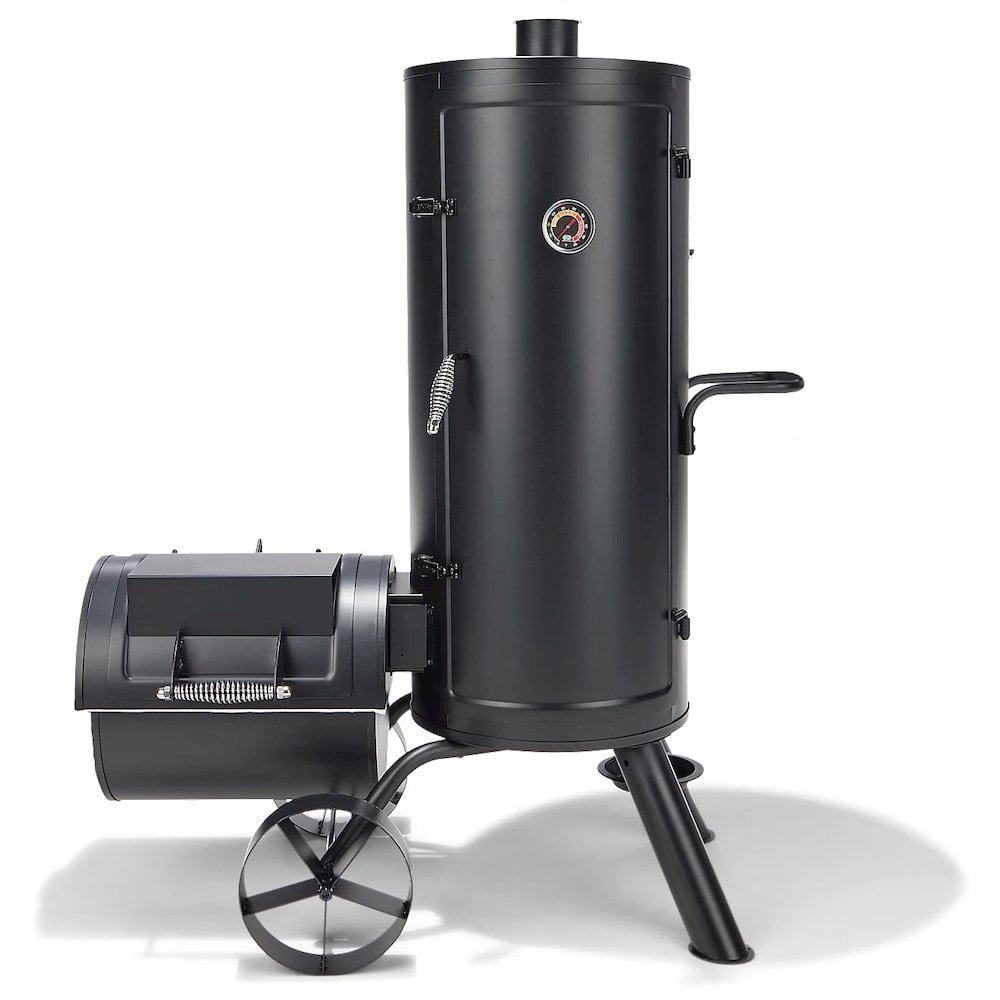 Outdoor Leisure Products Multi Level Vertical Smoker and Charcoal Grill ...