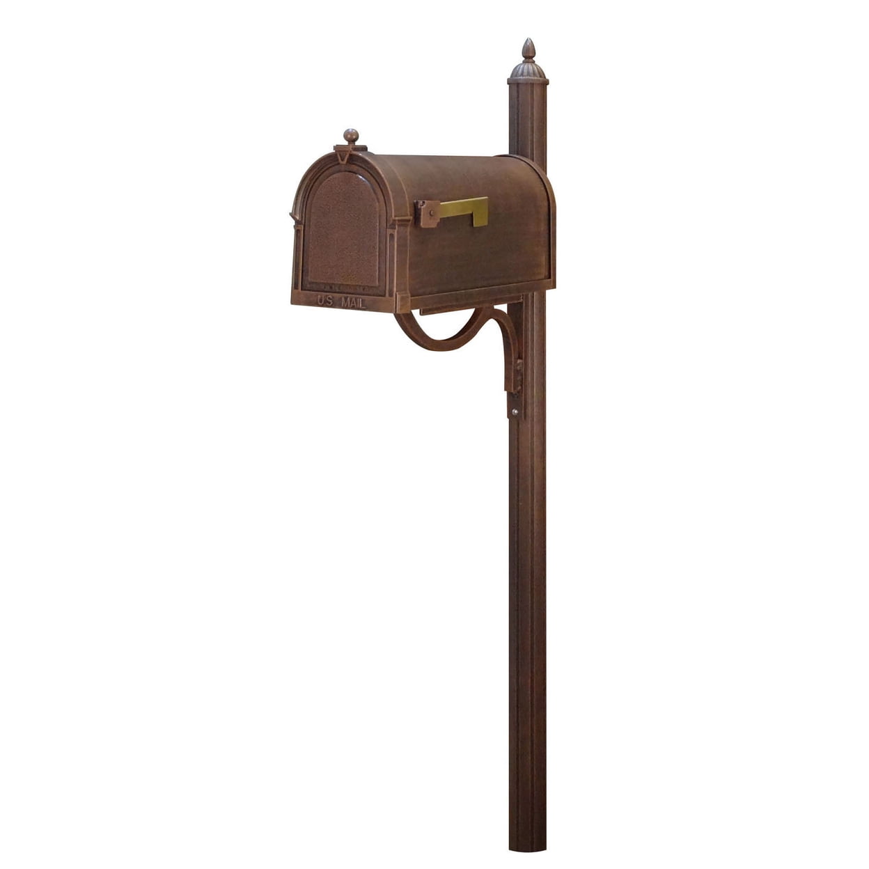 Outdoor Letter Holder Berkshire Curbside Mailbox with Richland Mailbox ...