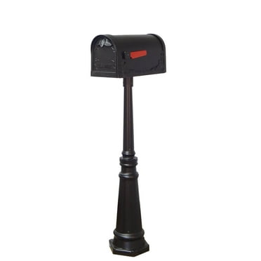 Outdoor Letter Holder Classic Curbside Mailbox with Locking Insert and ...