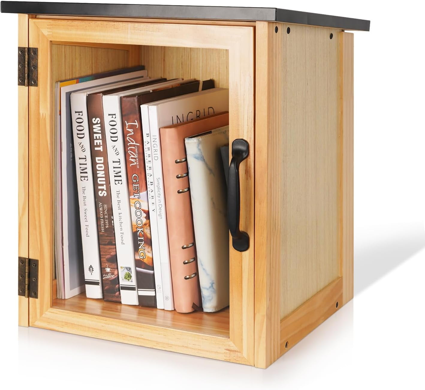 Outdoor Library Book Box Storage Small Wood Cabinet Little Literature ...
