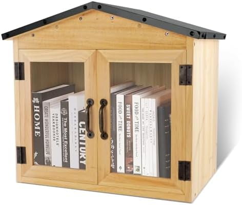 Outdoor Library Box Literature Exchange Box Outdoor Book Storage Little ...
