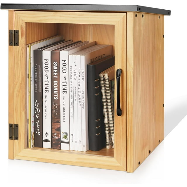 Outdoor Library Outdoor Book Box Storage Small Wooden Cabinet Little ...