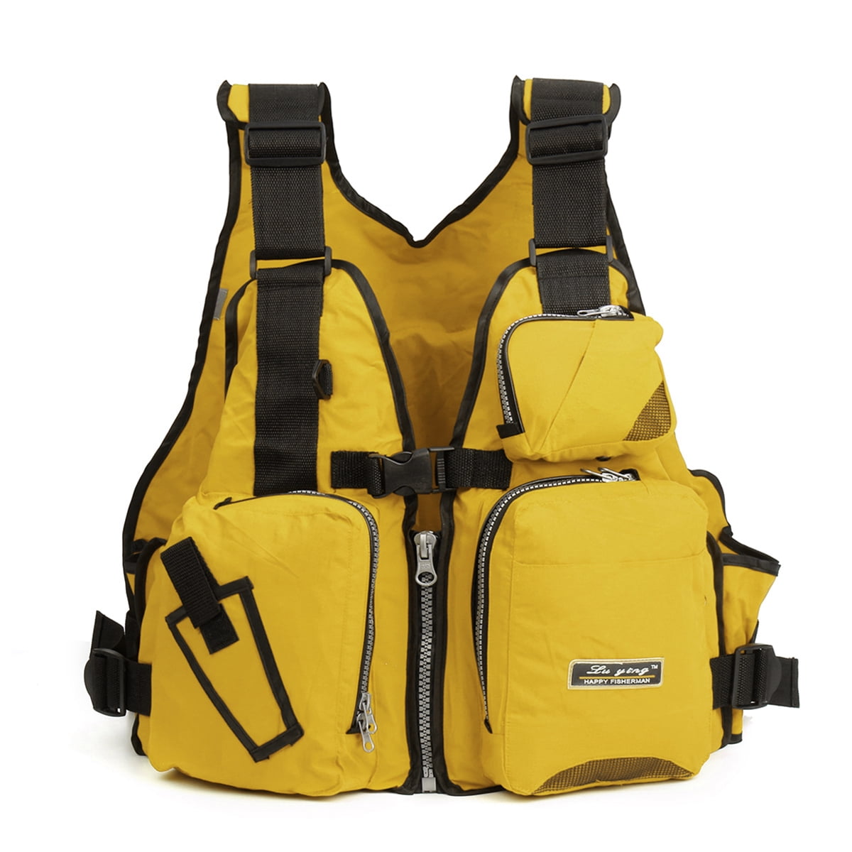 Outdoor Life Jackets for Adult kayaking, Multi-Pockets & Reflective ...