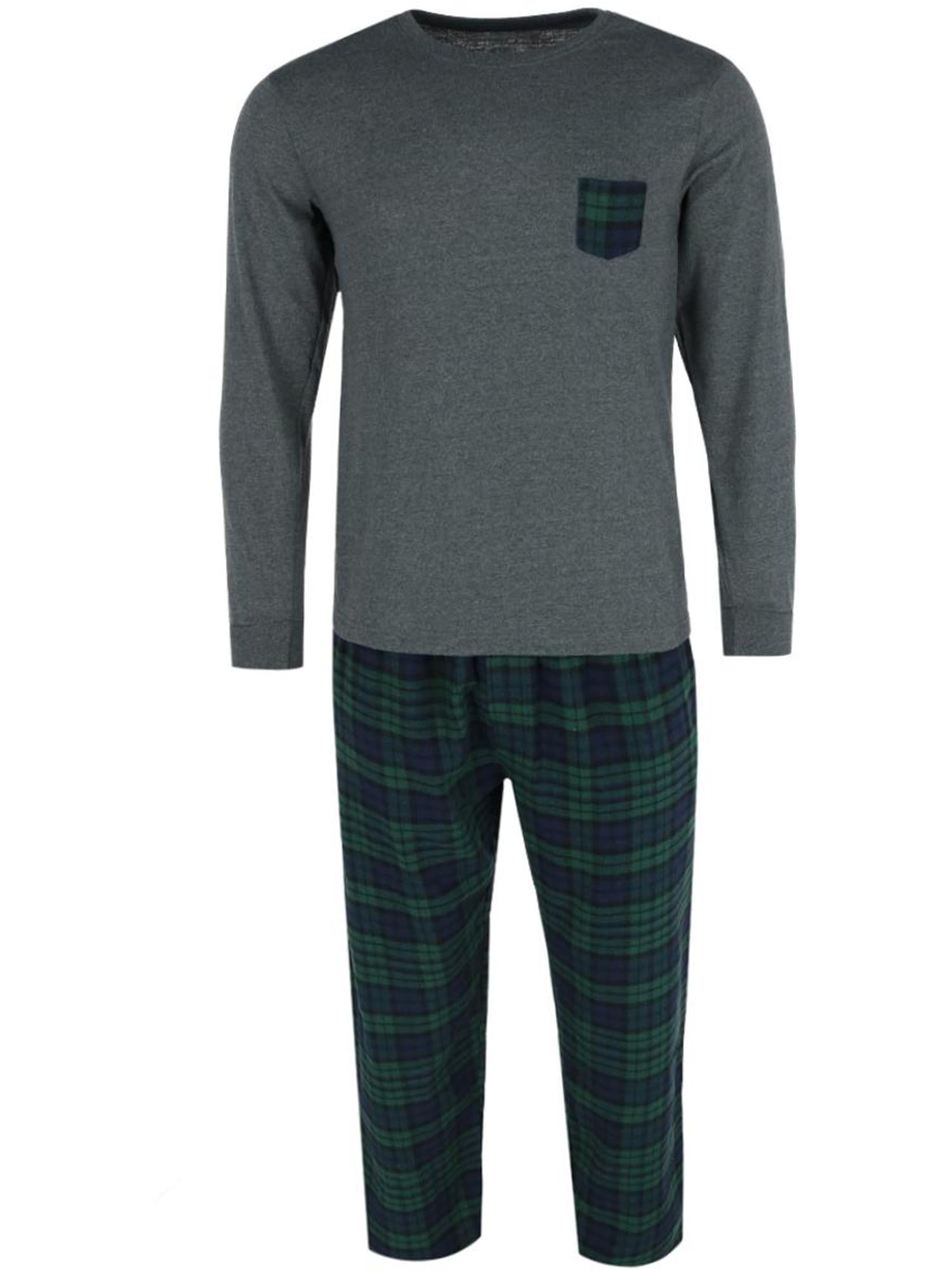 Outdoor Life Long Sleeve and Flannel Pant Pajama Set (Men) - Walmart.com