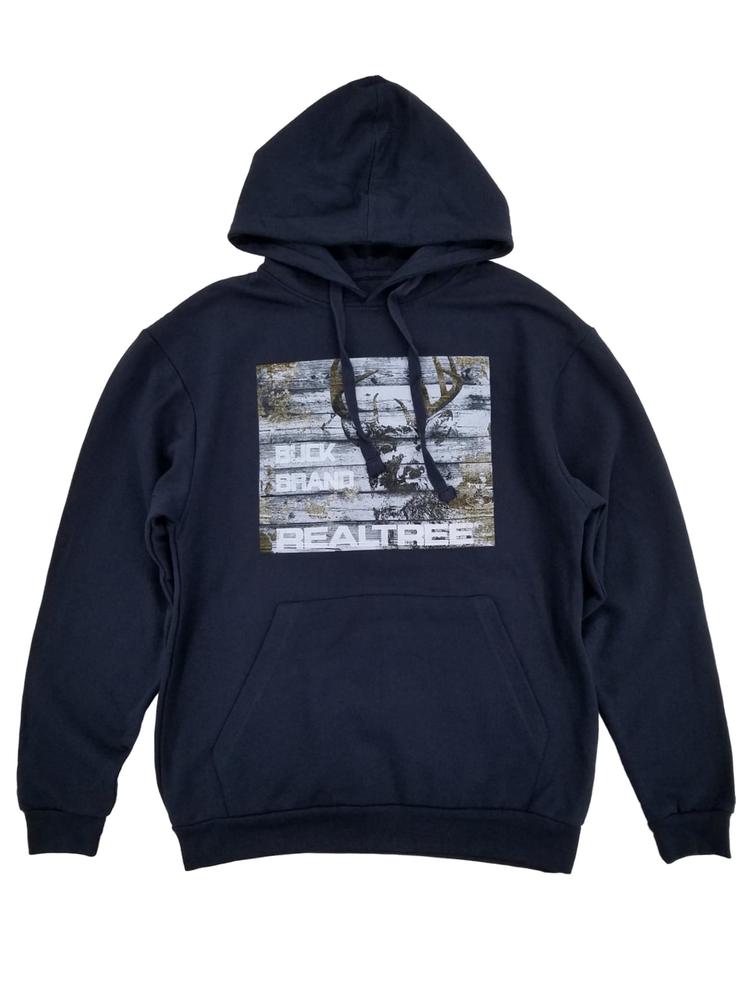 Outdoor Life Mens Navy Blue Buck Brand Realtree Pullover Hoodie ...