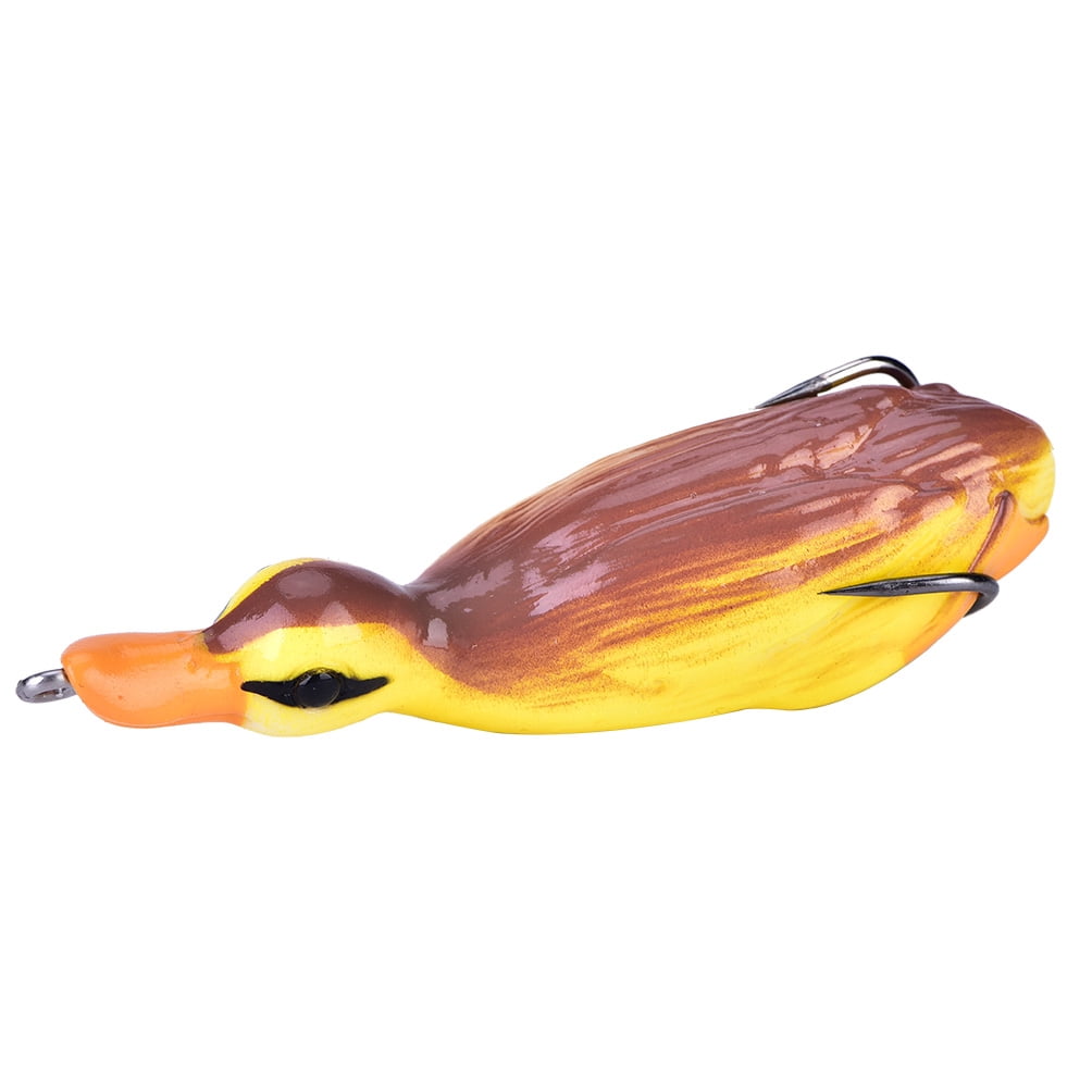 Outdoor Lifelike Duck Saltwater Freashwater Fishing Soft Bait Plastic ...