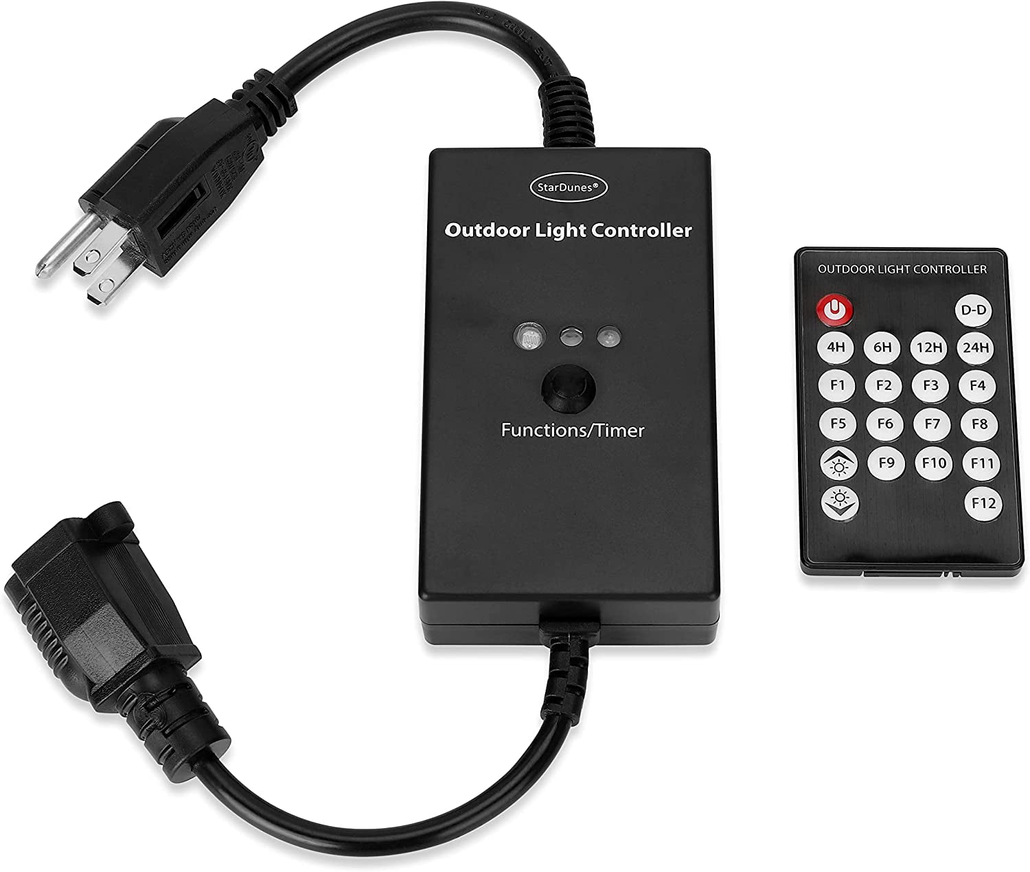 Outdoor Light Controller for Patio Lights, Yard Lights, Holiday Lights ...