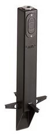 Outdoor Light Fixture Support Post 19-1/2 In. Black - Walmart.com