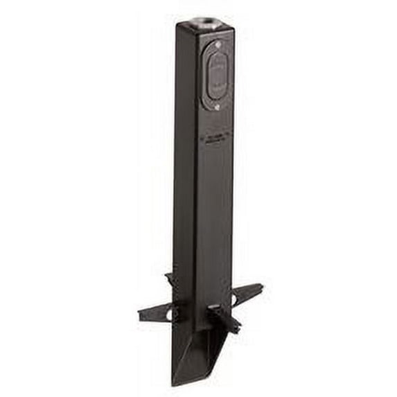 Outdoor Light Fixture Support Post 19-1/2 In. Black - Walmart.com