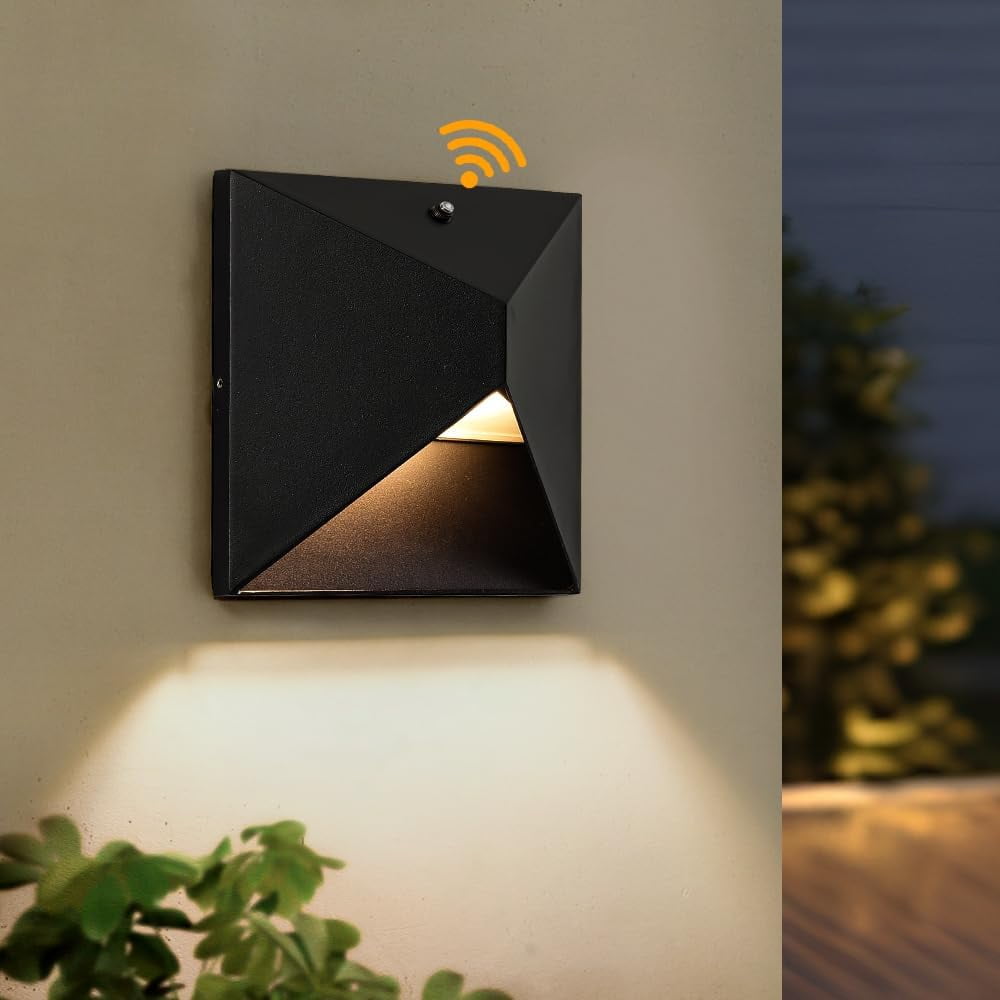 Outdoor Light Fixtures Wall Mount Dusk to Dawn, Porch Lights with 3 ...