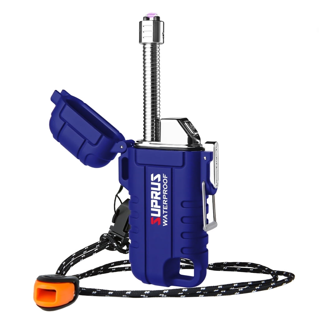 SUPRUS Waterproof Arc Lighter Flexible Neck with Survival Emergency ...