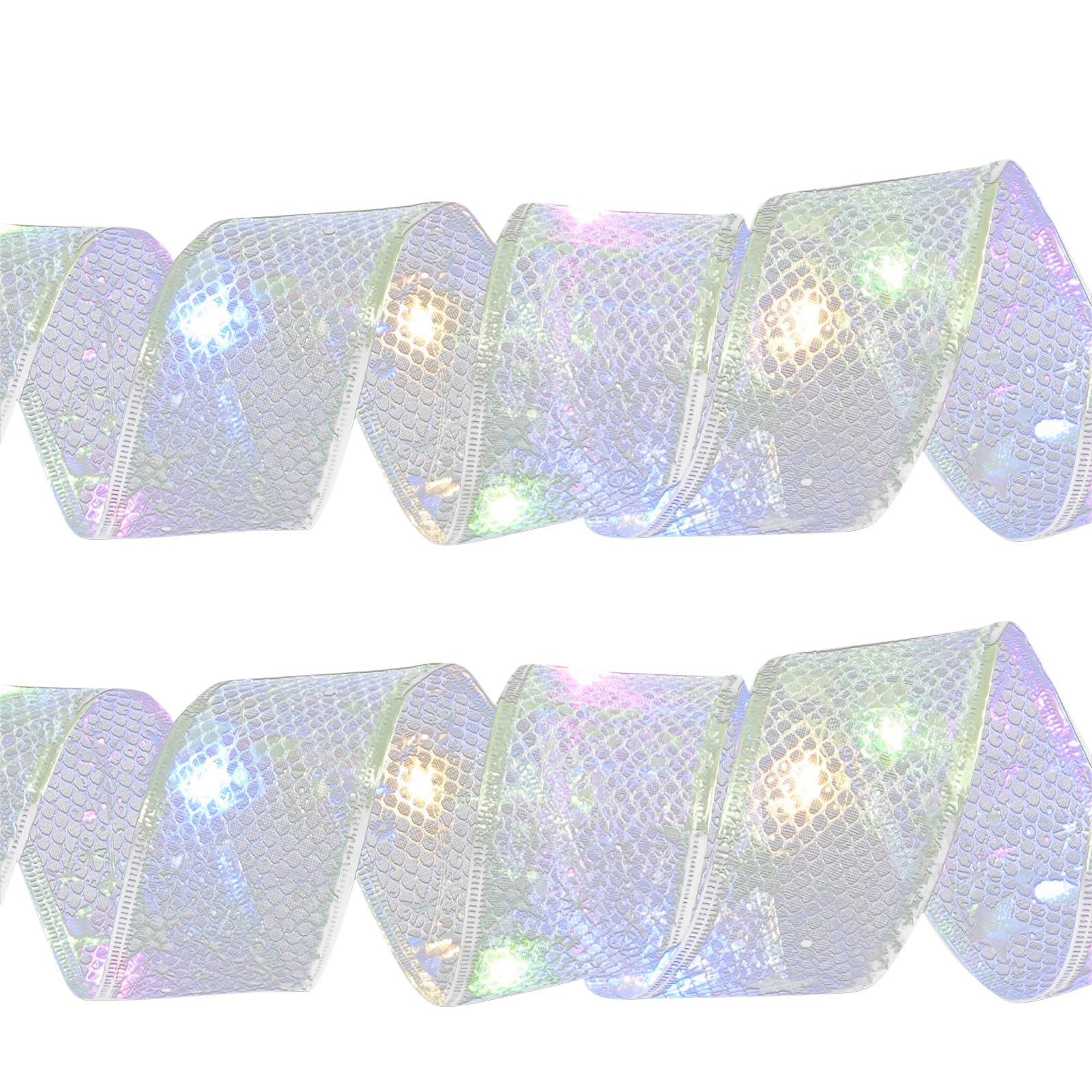 Outdoor Lights String Novelty Christmas Ribbon Fairy Lights Christmas ...