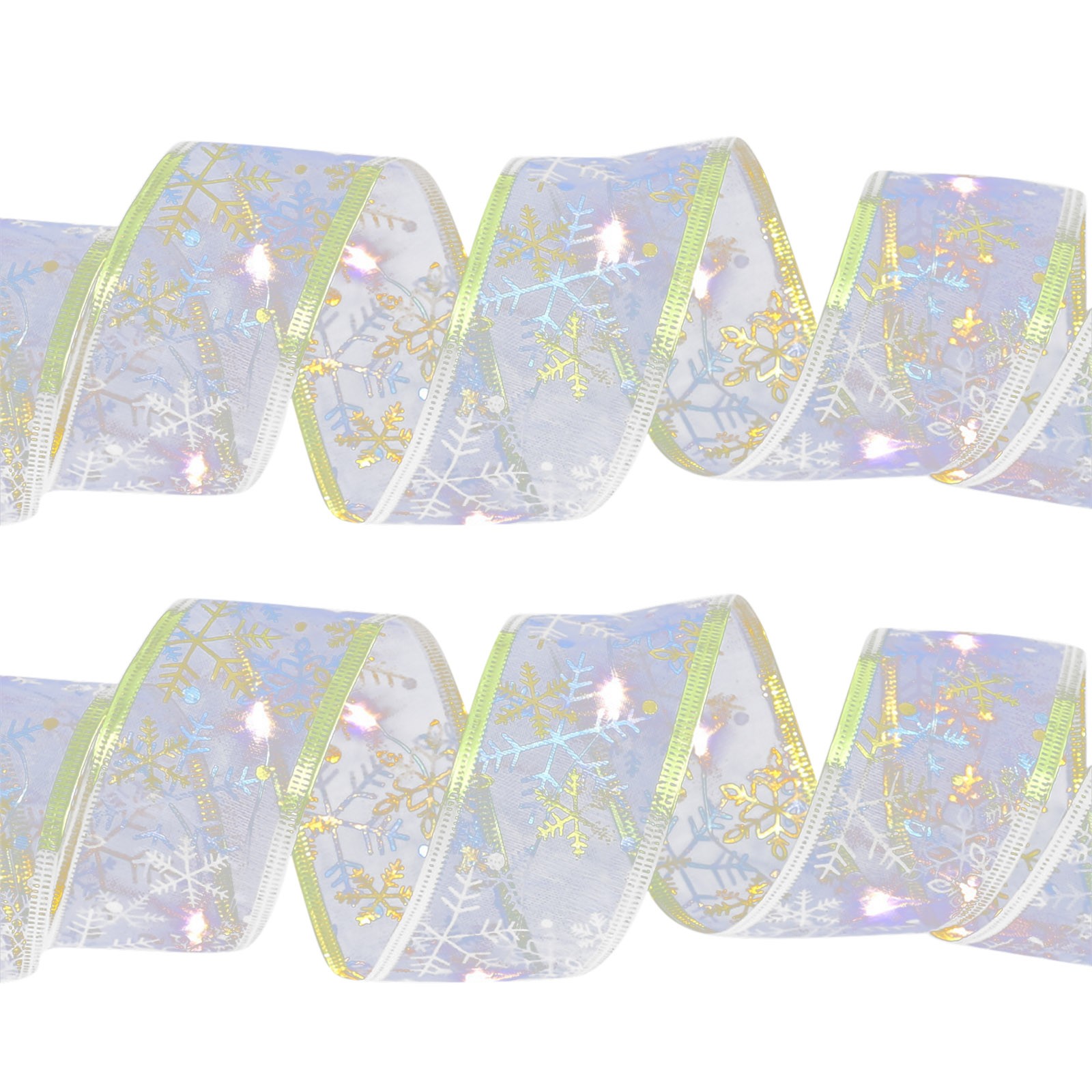 Outdoor Lights String Novelty Christmas Ribbon Fairy Lights Christmas ...