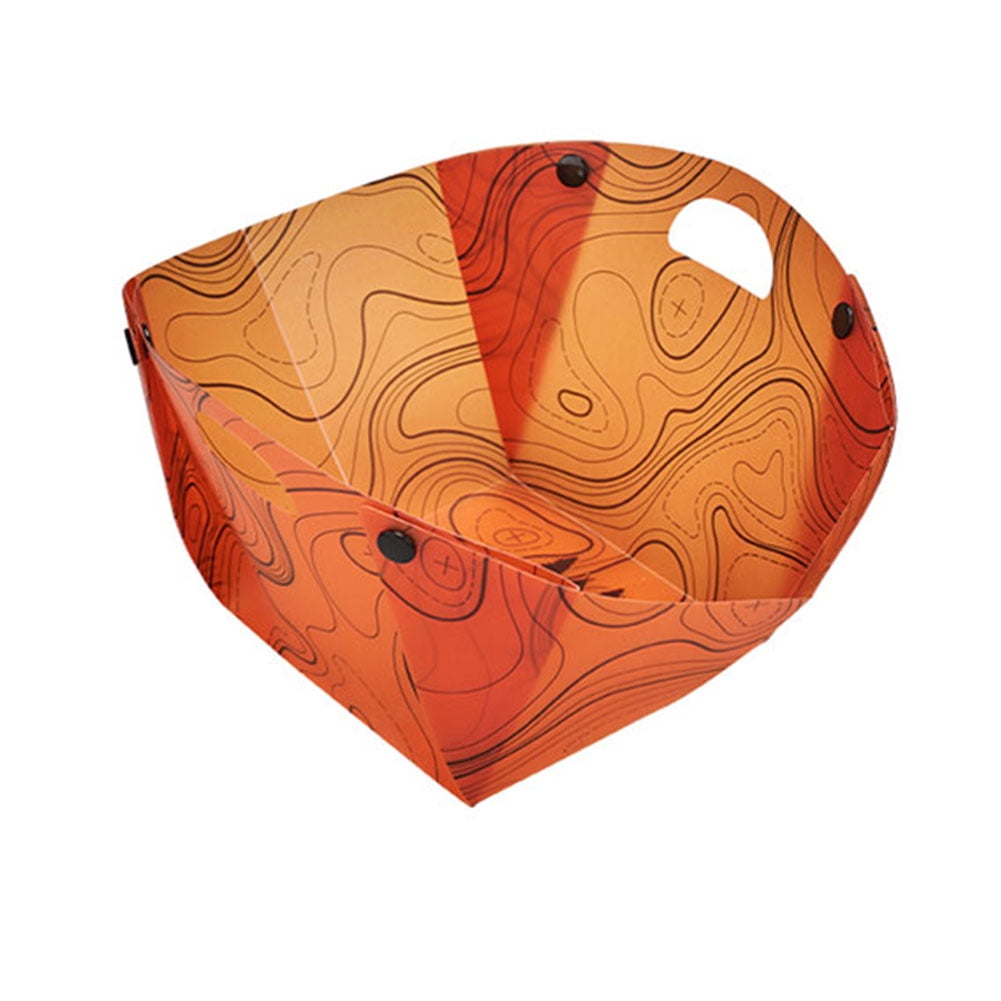 Outdoor Lightweight Folding Tableware Combination for Hiking (Orange ...